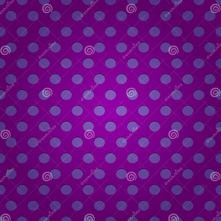 Seamless Purple Polka Dots Pattern Stock Vector - Illustration of ...