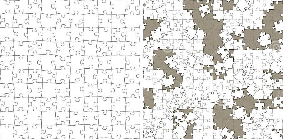 Seamless puzzle texture stock illustration. Illustration of conceptual ...