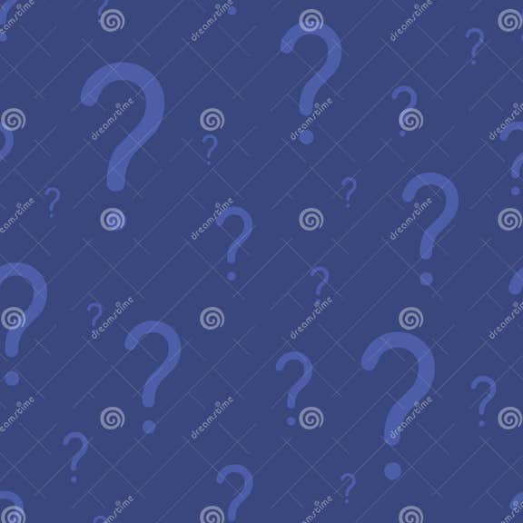 Seamless Question Mark Vector Repeatable Pattern Stock Vector ...