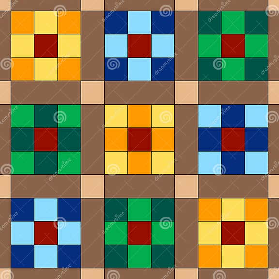 Seamless Quilt Background stock vector. Illustration of quilting - 14077291