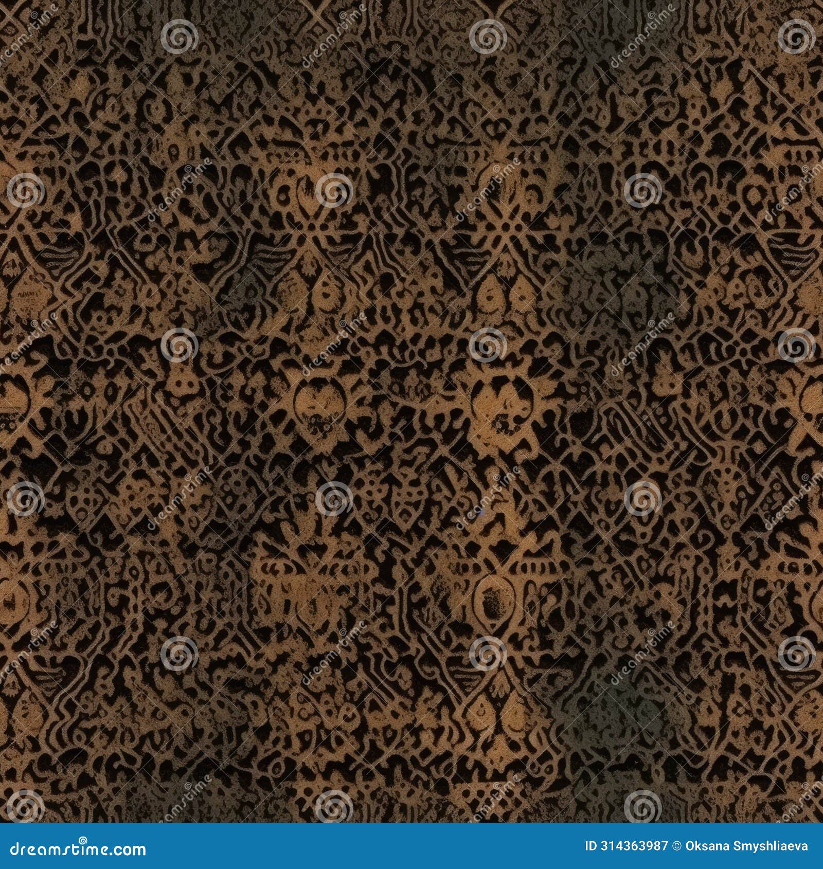 Seamless Quilt-inspired Pattern with Gothic and Leopard Influences for ...