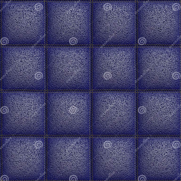 Seamless Quilting Leather Pattern Stock Illustration - Illustration of ...