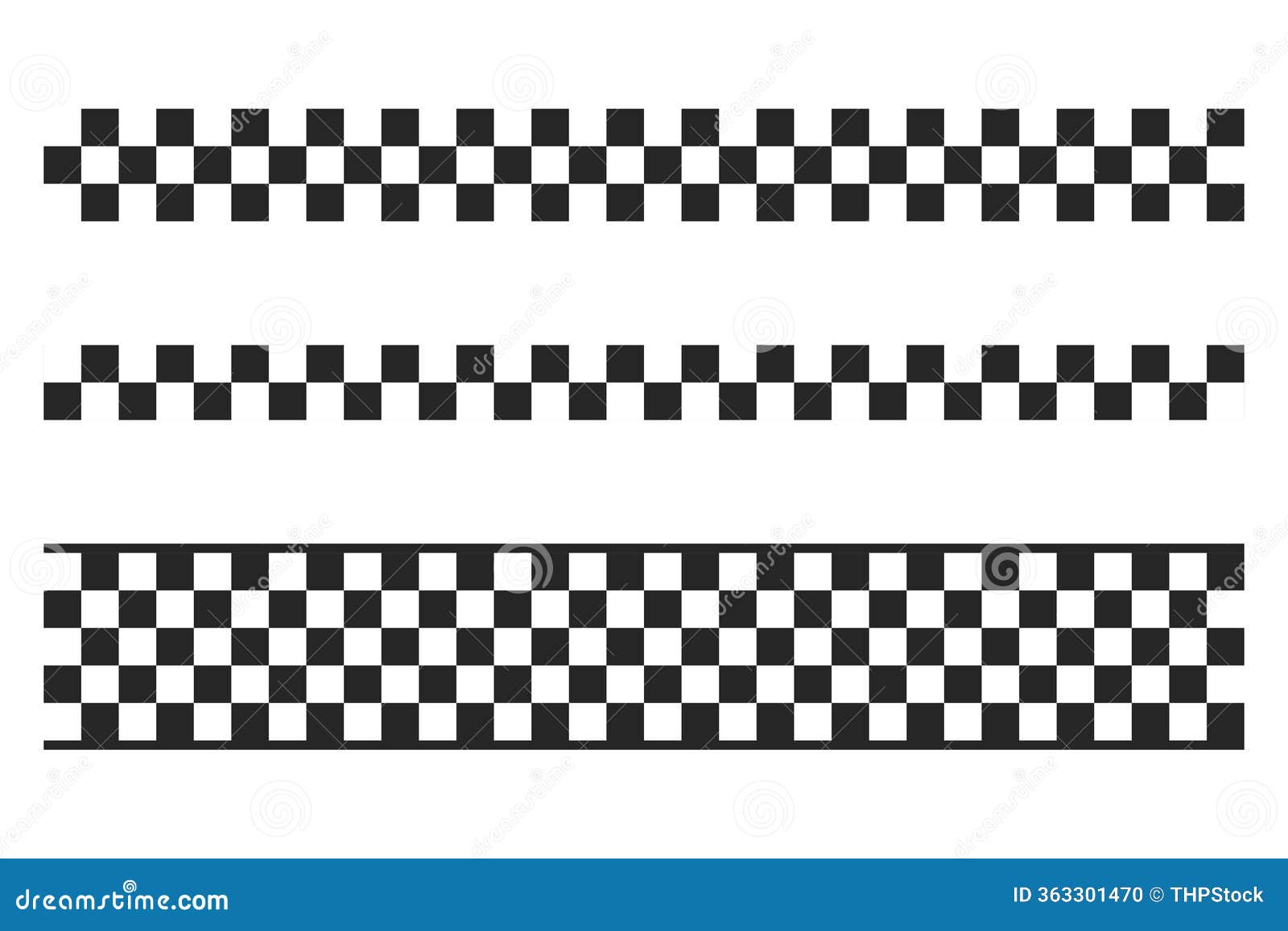 Checkered Racing Flags Illustration Cartoon | CartoonDealer.com #71397015