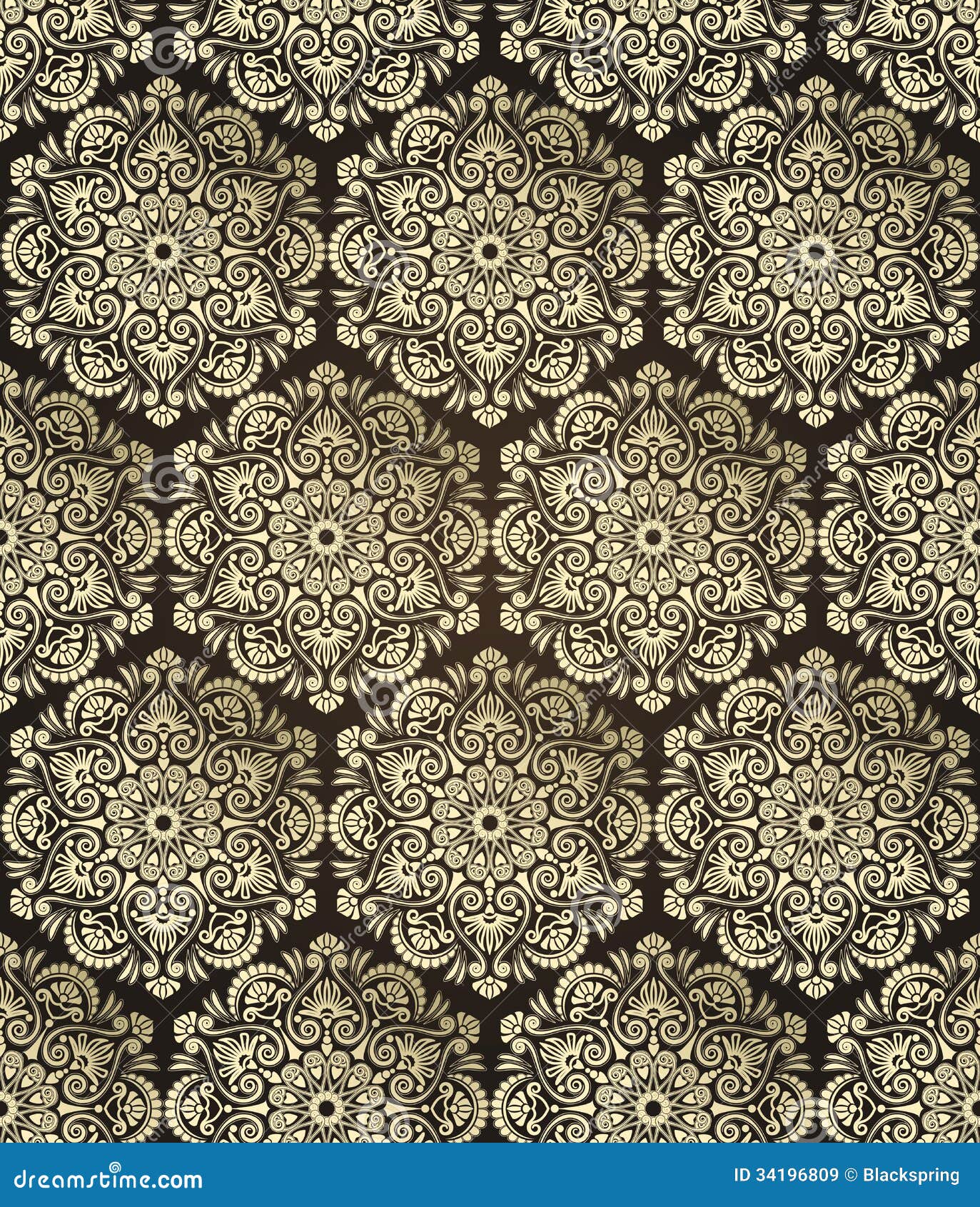 Seamless radial pattern stock vector. Illustration of curl - 34196809