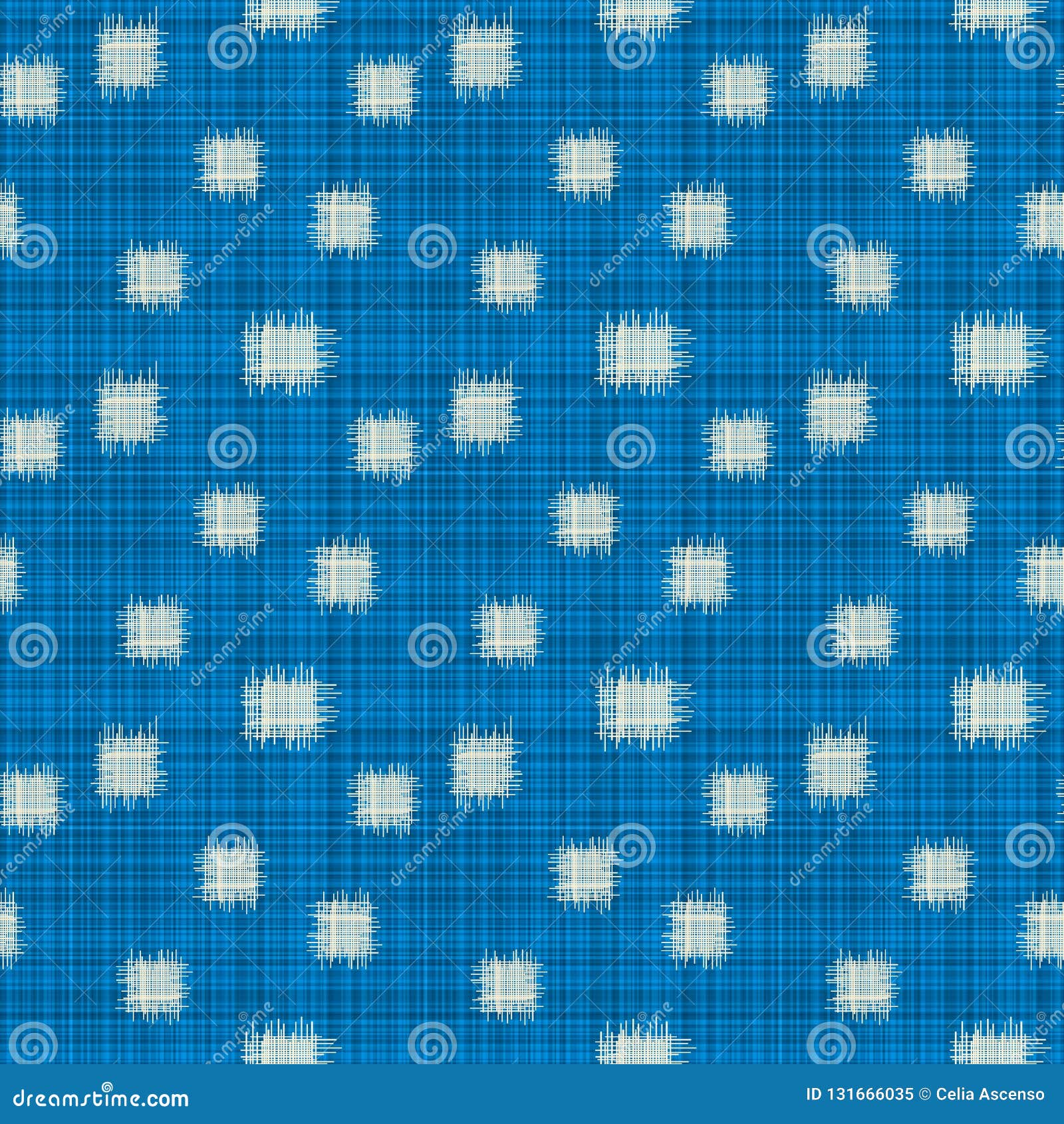 Seamless Rag Fabric Pattern Seamless Texture Stock Illustration ...