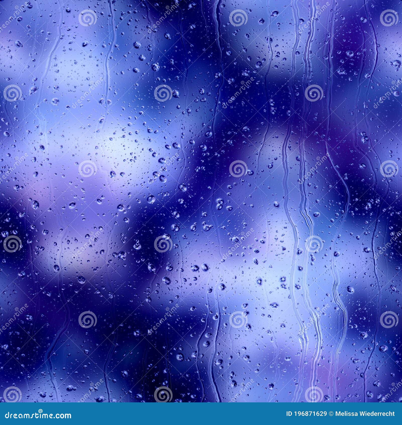 Seamless Rain Drop Water Repeat Pattern on Blur Stock Image - Image of ...