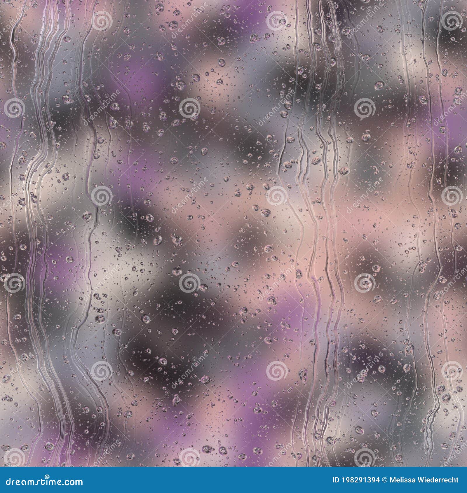 Seamless Rain Drop Water Repeat Pattern on Blur Stock Photo - Image of ...