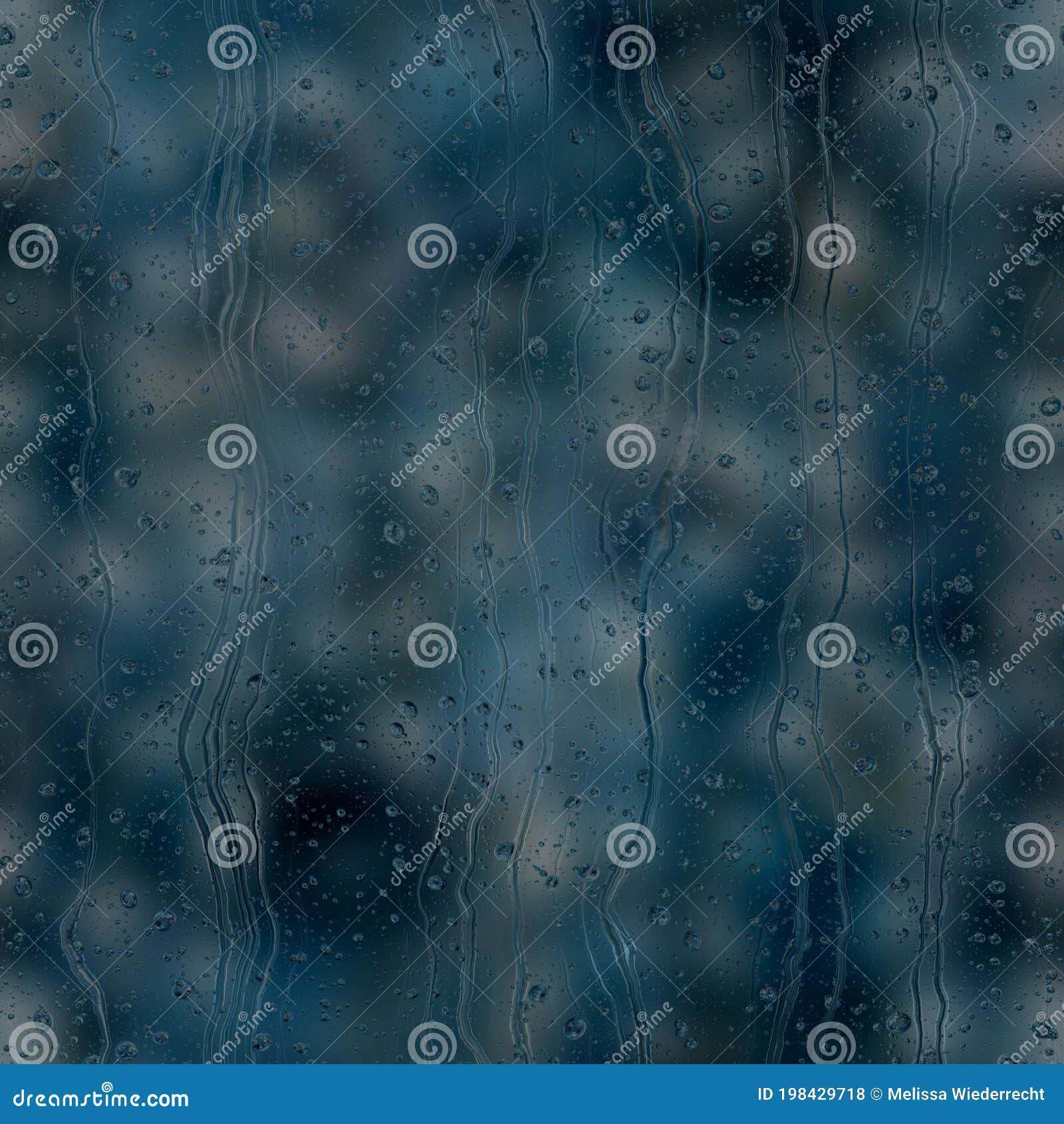Seamless Rain Drop Water Repeat Pattern on Blur Stock Photo - Image of ...