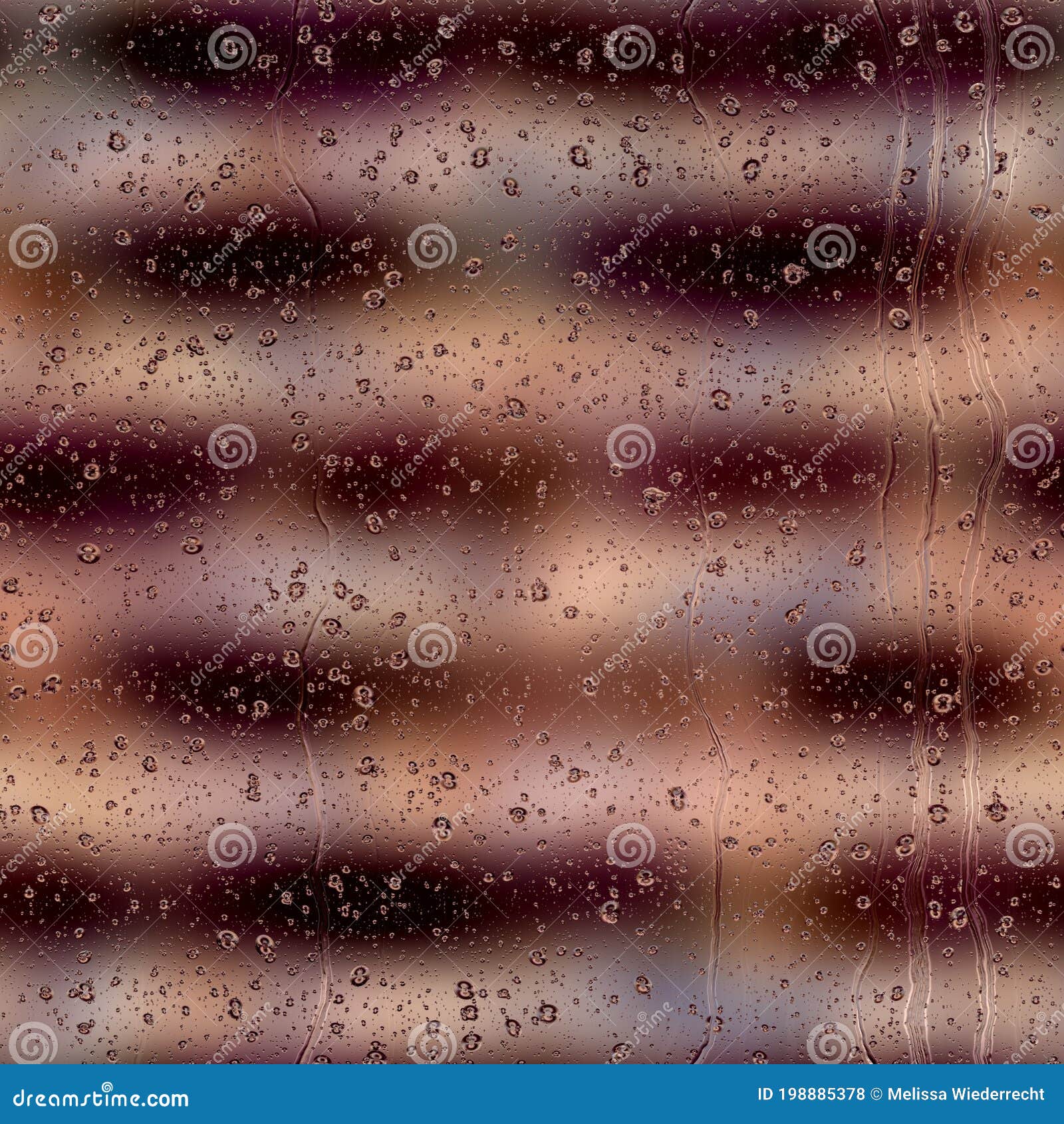 Seamless Rain Drop Water Repeat Pattern on Blur Stock Photo - Image of ...
