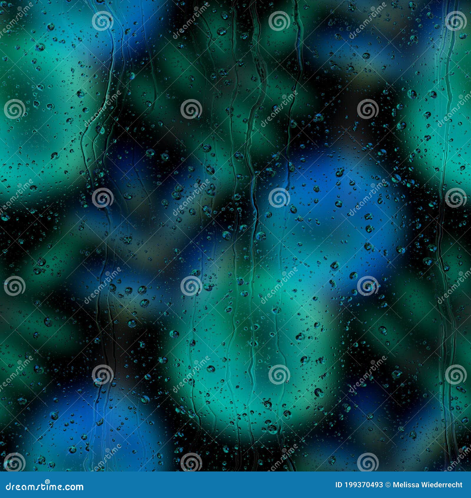 Seamless Rain Drop Water Repeat Pattern on Blur Stock Image - Image of ...