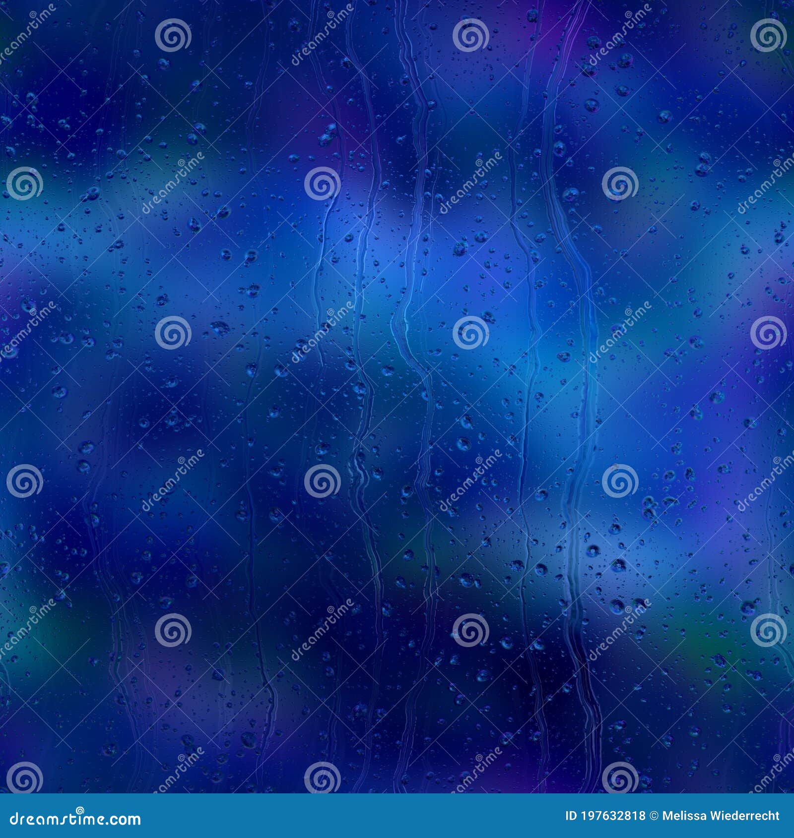 Seamless Rain Drop Water Repeat Pattern on Blur Stock Photo - Image of ...