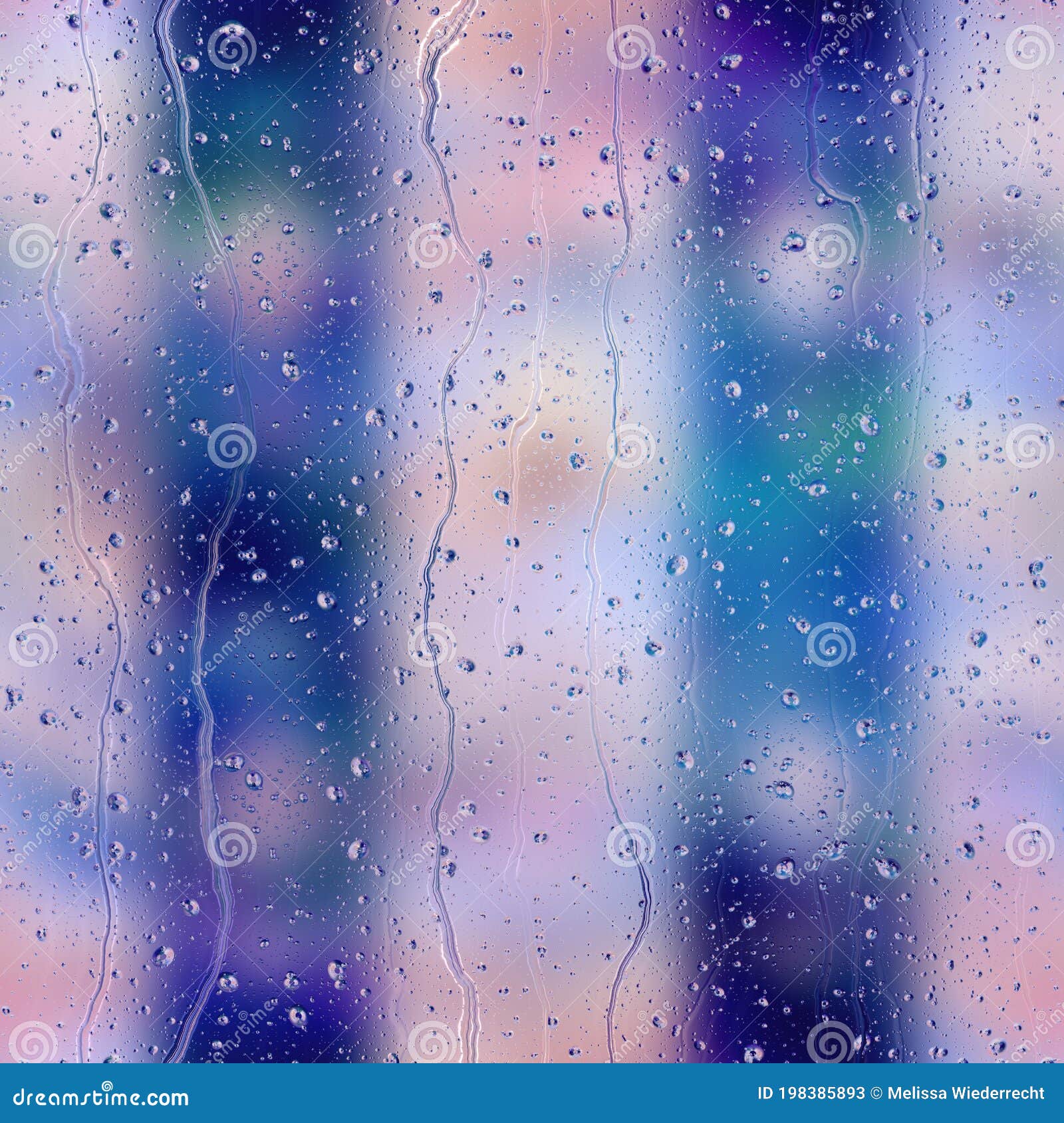 Seamless Rain Drop Water Repeat Pattern on Blur Stock Image - Image of ...