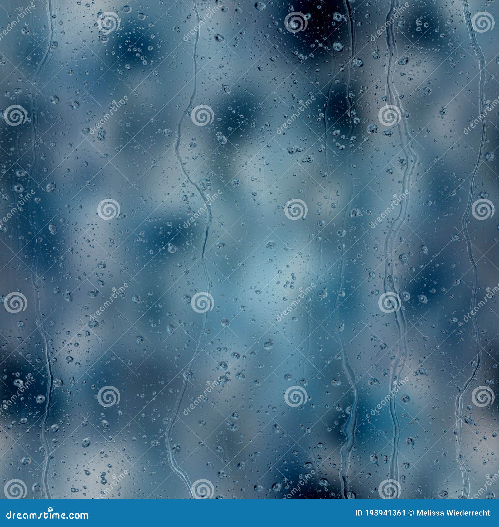 Seamless Rain Drop Water Repeat Pattern on Blur Stock Image - Image of ...