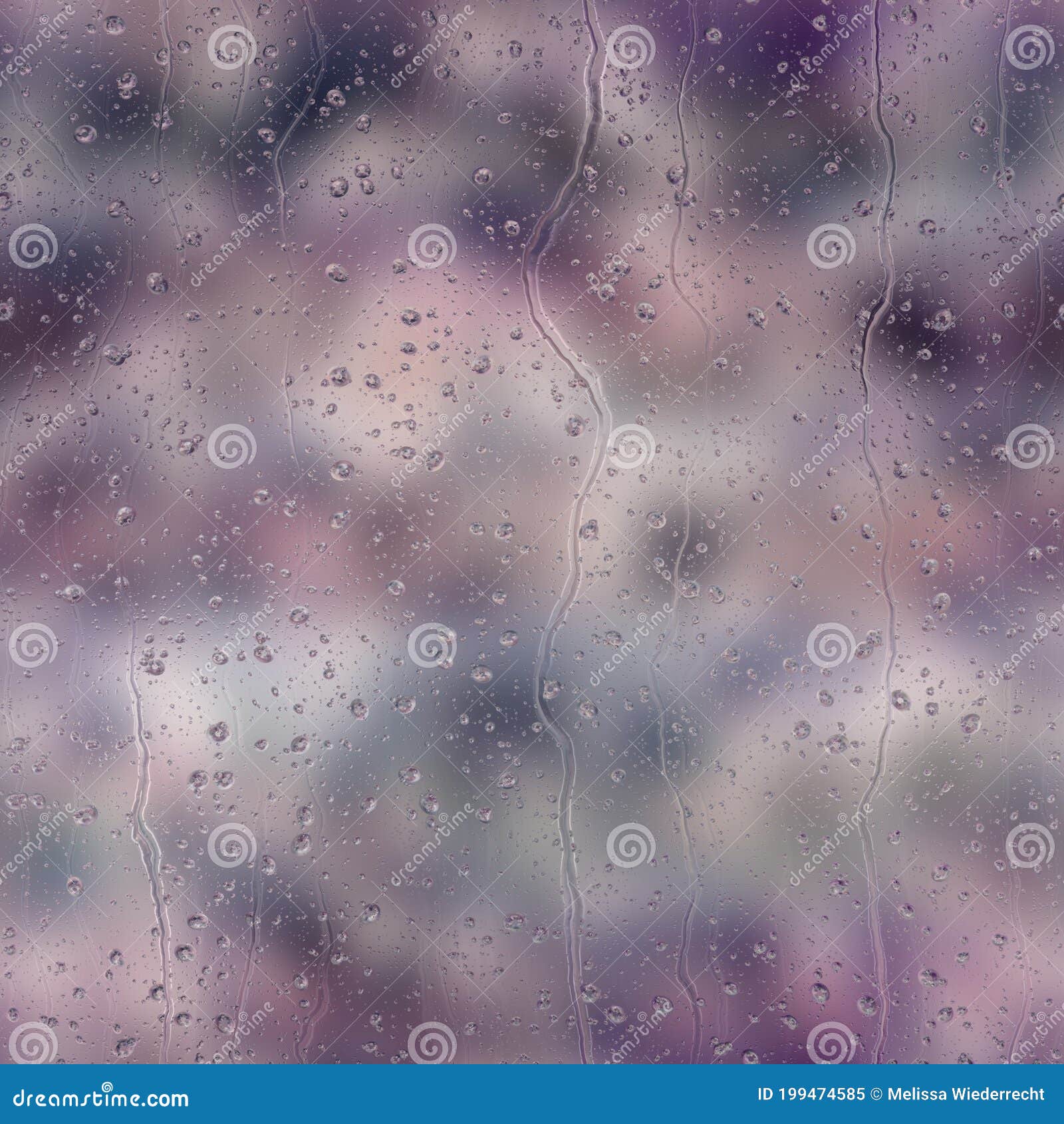 Seamless Rain Drop Water Repeat Pattern on Blur Stock Image - Image of ...