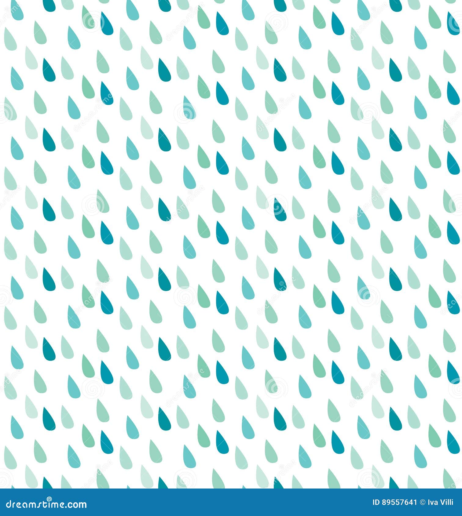 Seamless rain pattern stock vector. Illustration of blue - 89557641