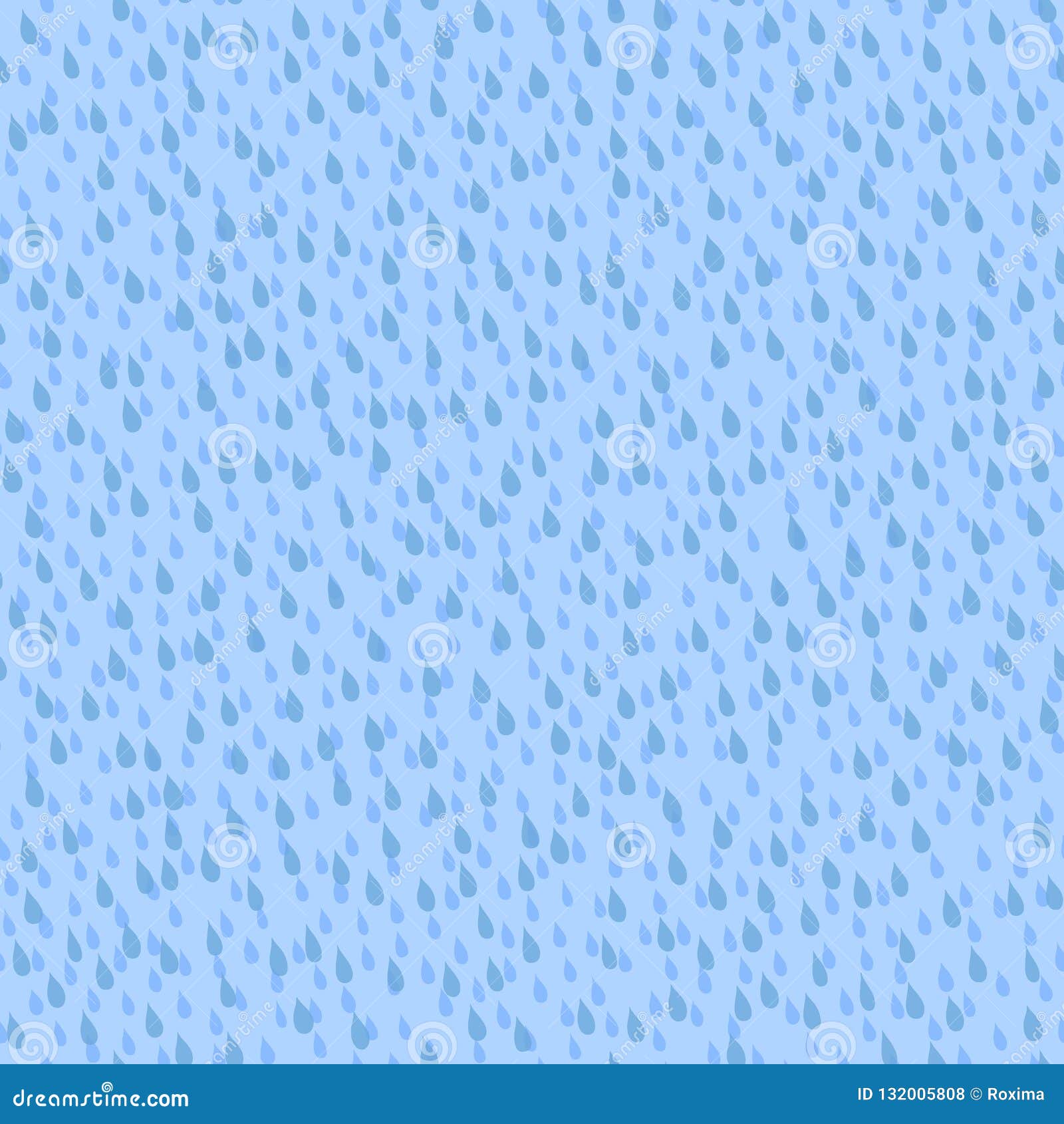 Seamless rain pattern stock vector. Illustration of liquid - 132005808