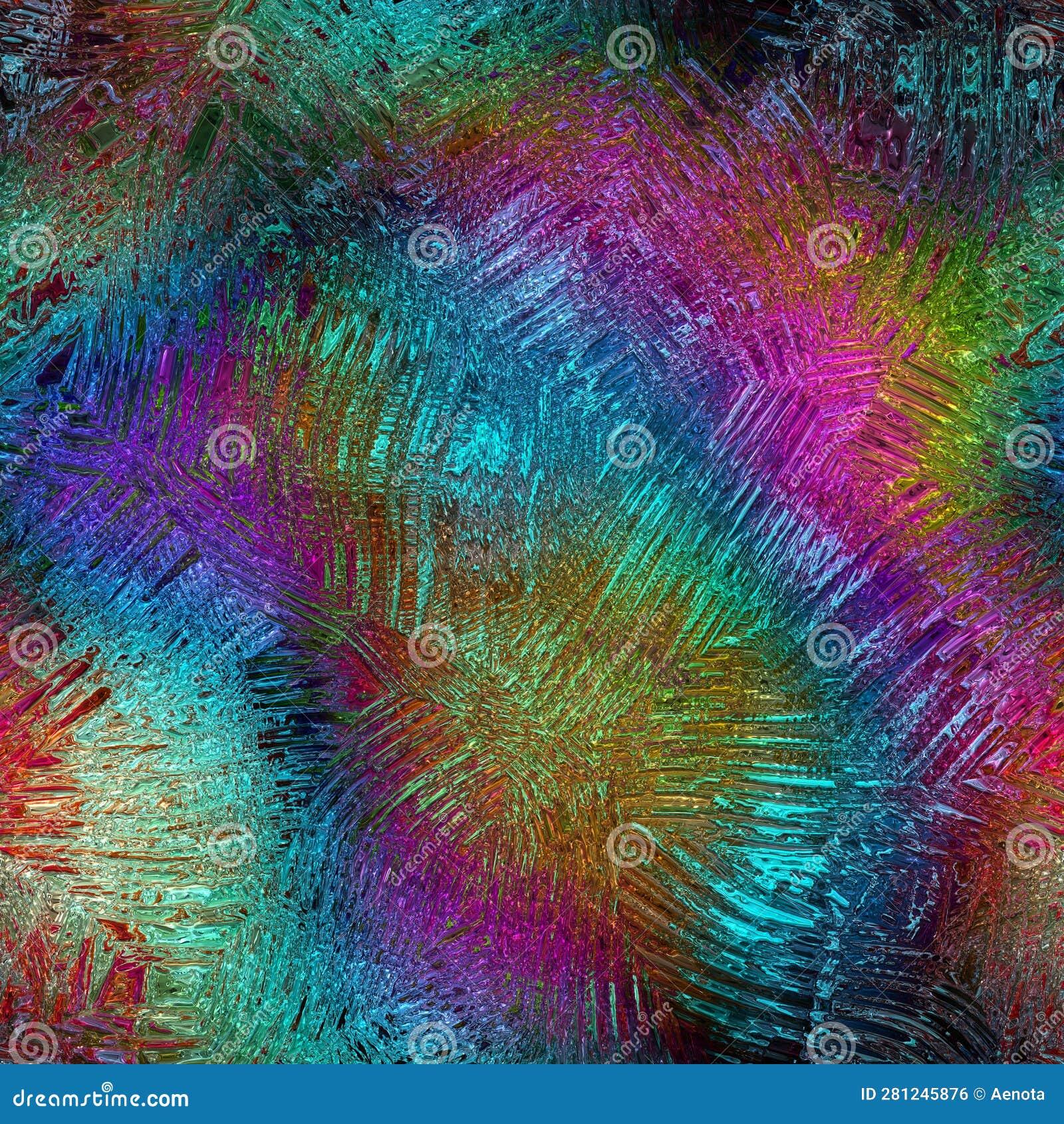 Seamless Rainbow Glass Pattern Stock Illustration - Illustration of ...
