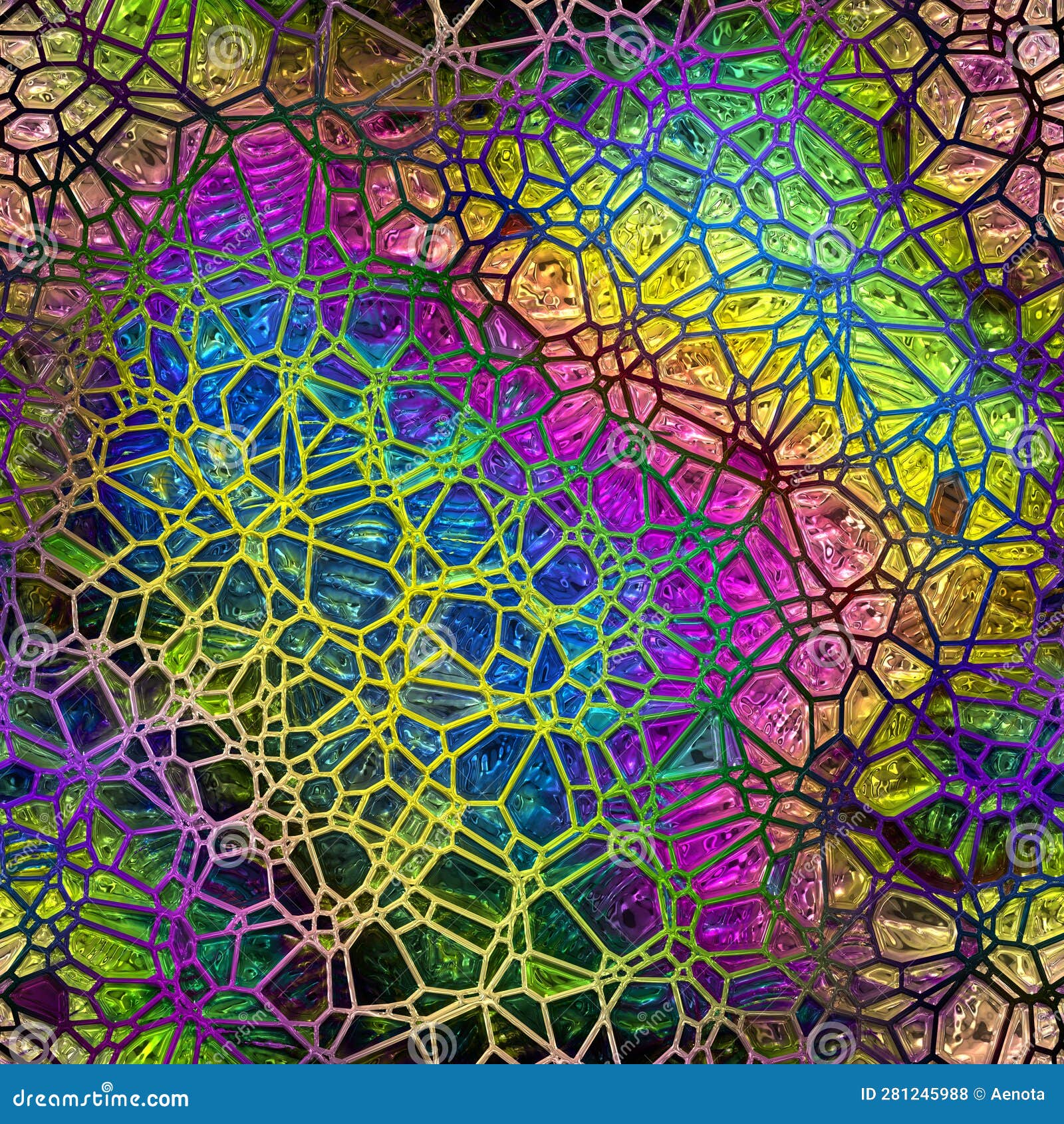 Seamless Rainbow Glass Pattern Stock Illustration - Illustration of ...