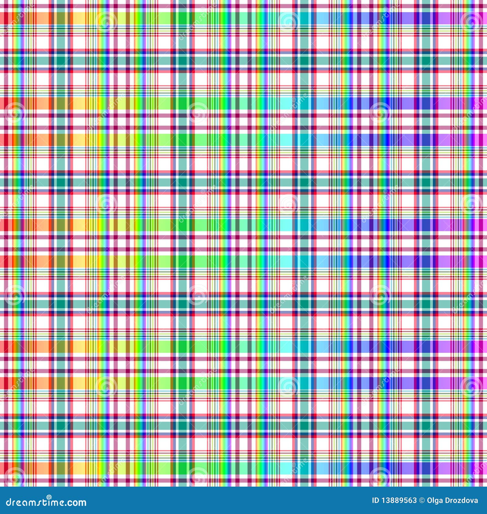 Seamless rainbow Pattern stock vector. Illustration of ornament - 13889563