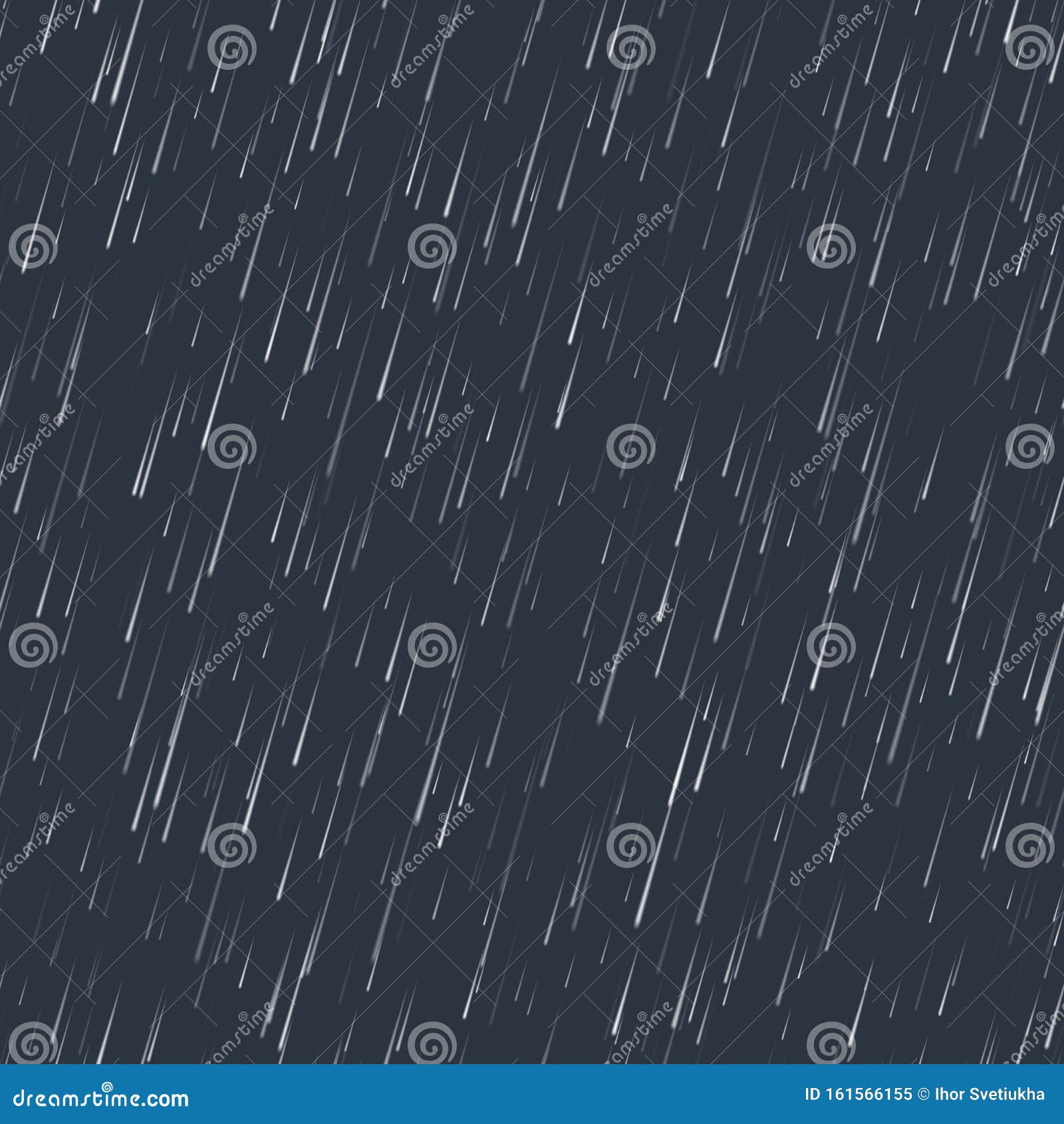 Seamless Rainfall Texture. Rain Drop Effect. Abstract Rainy Background ...