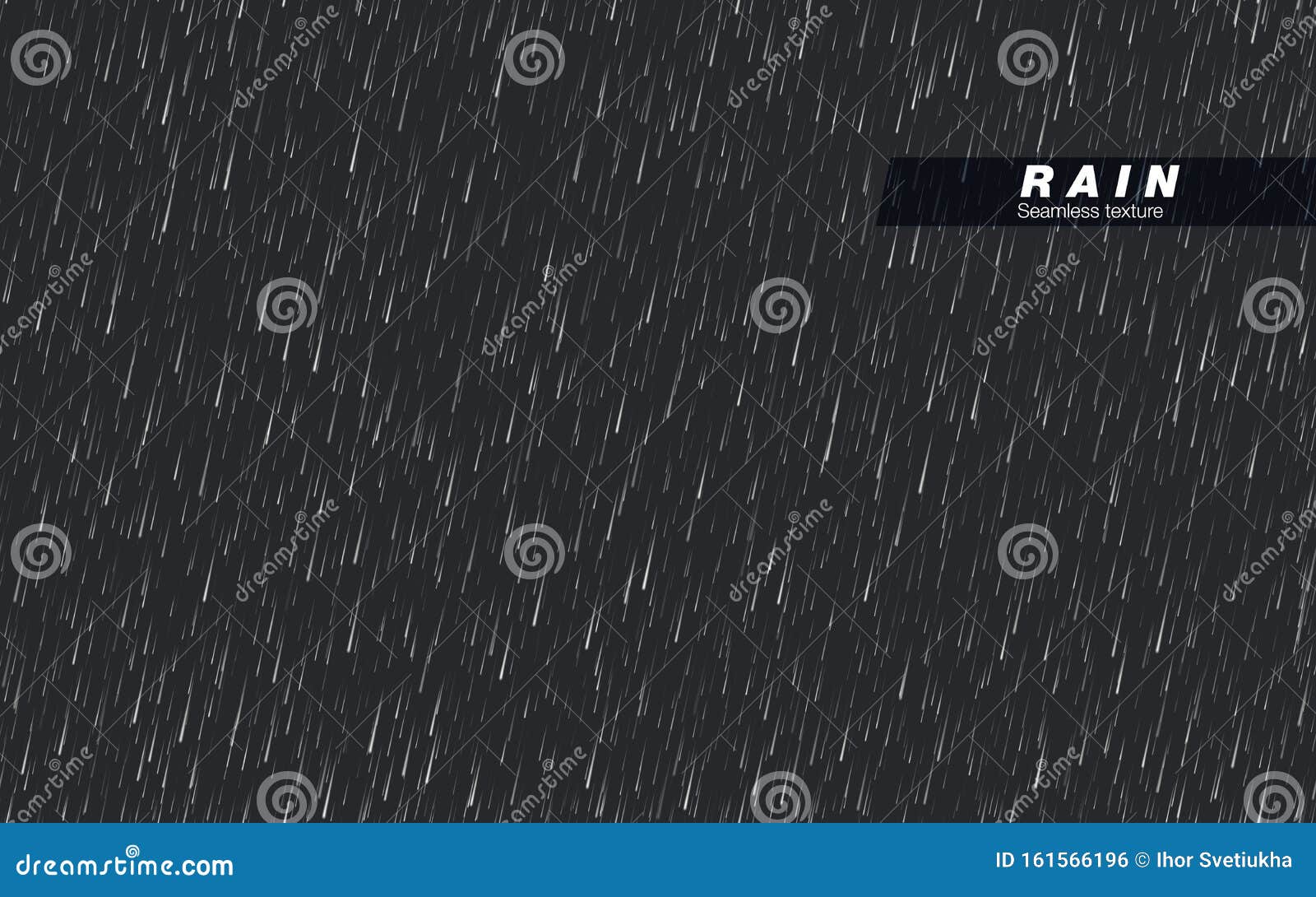 Seamless Rainfall Texture. Rain Drop Stock Vector - Illustration of ...