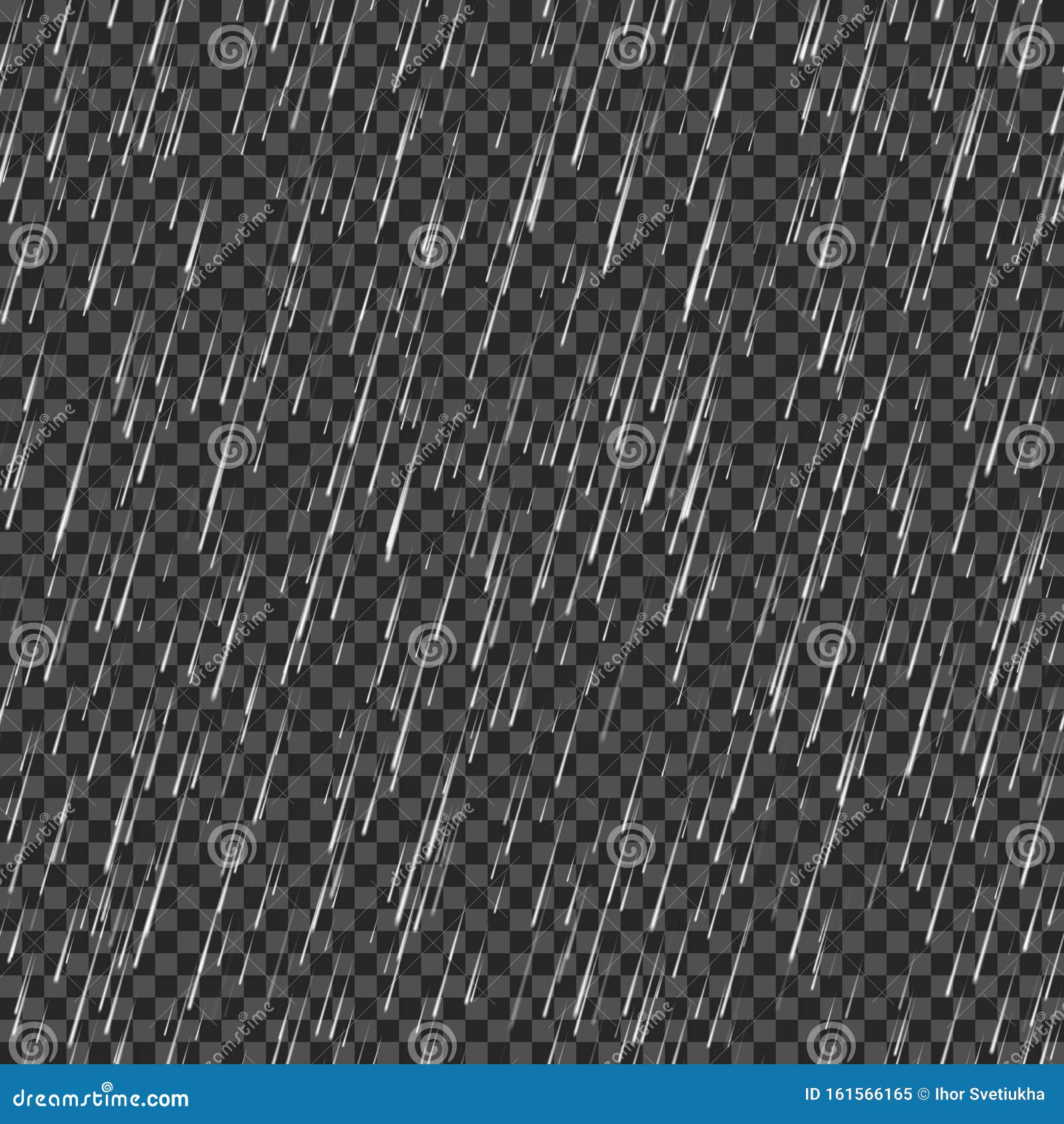 Seamless Rainfall Texture. Rain Drop Stock Vector - Illustration of ...