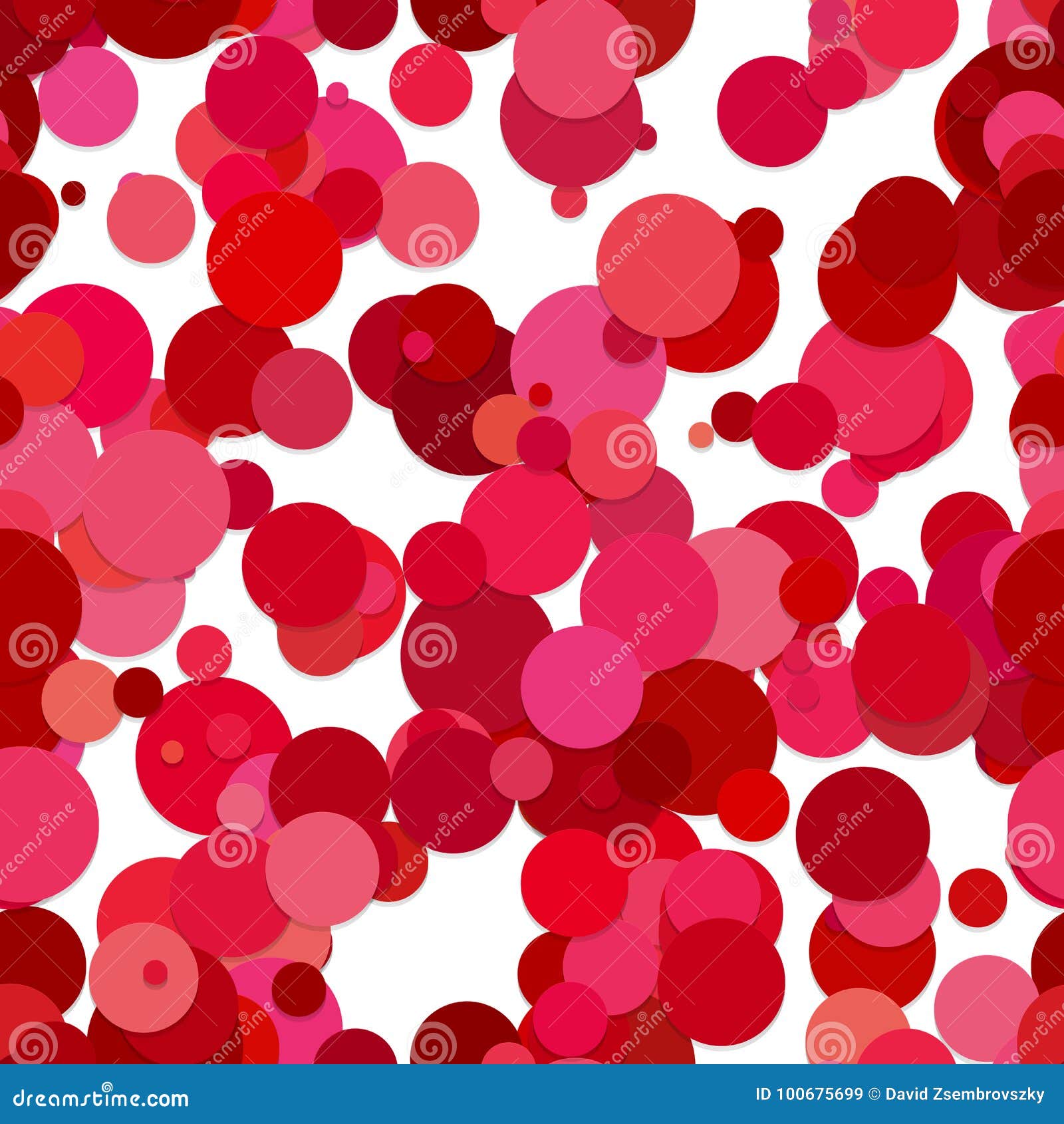 Seamless Random Dot Background Pattern - Vector Graphic from Circles in ...