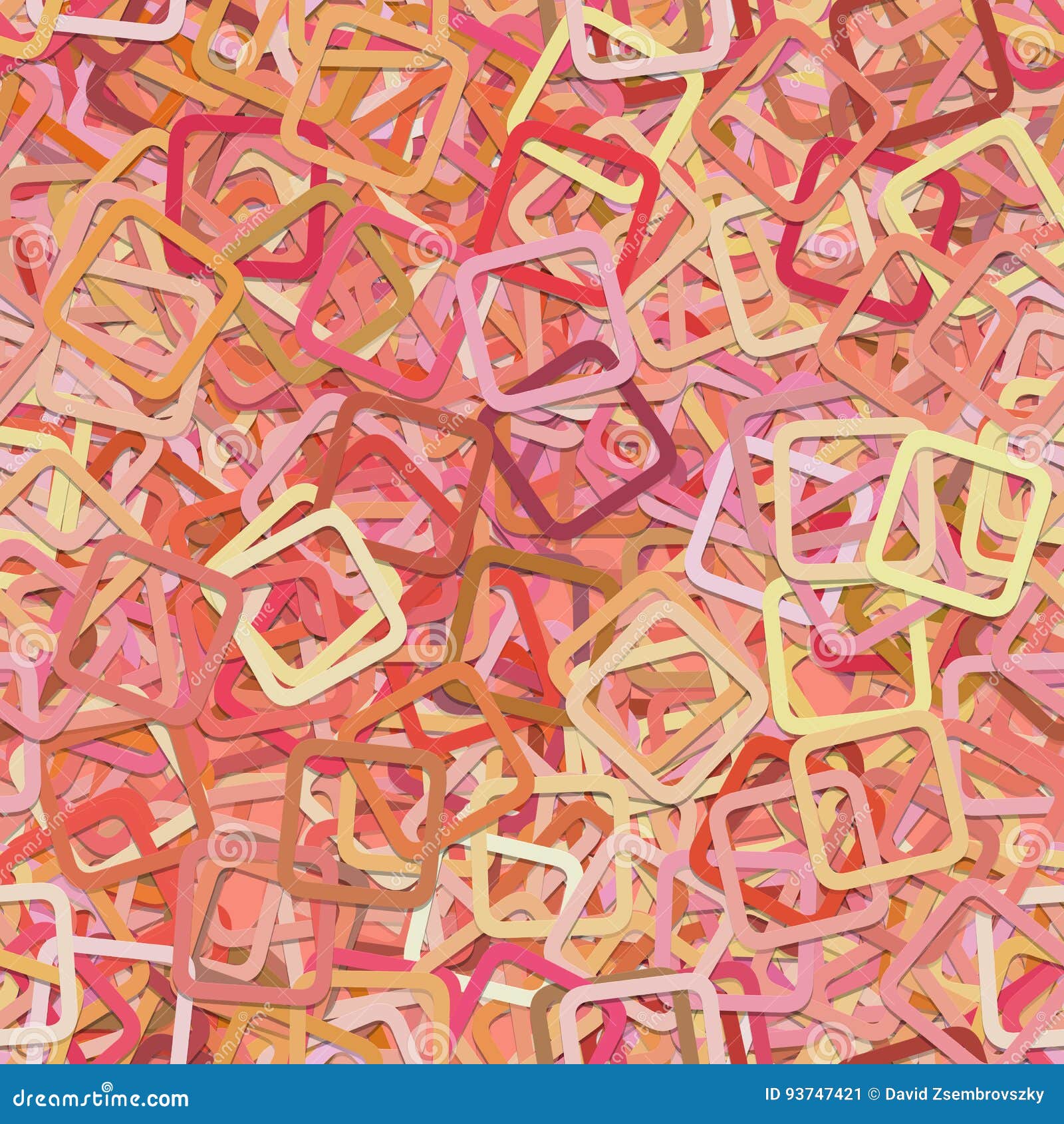 Seamless Random Rounded Square Pattern Background Stock Vector ...