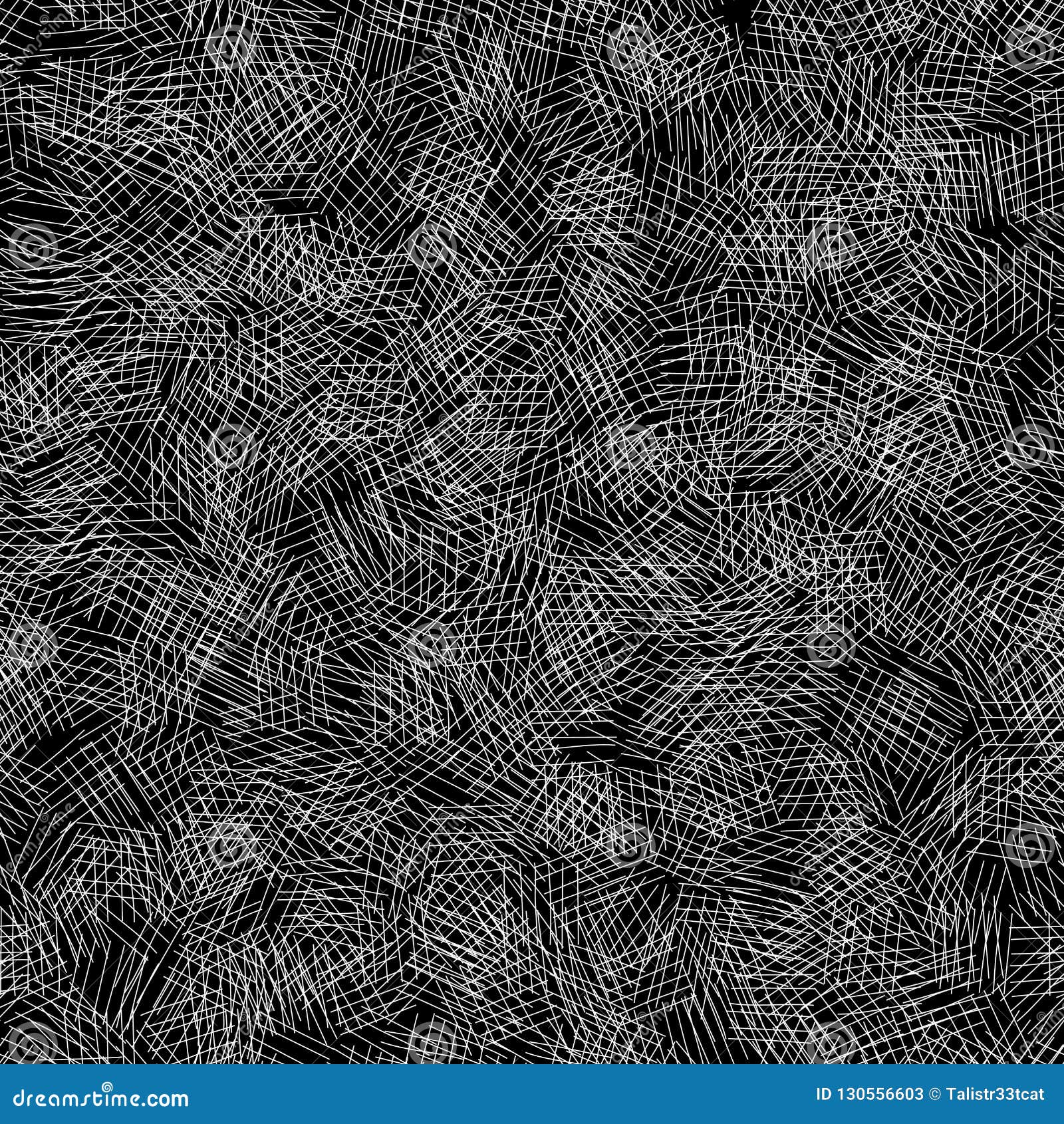 Seamless Random Scribble Pattern Stock Illustration - Illustration of ...