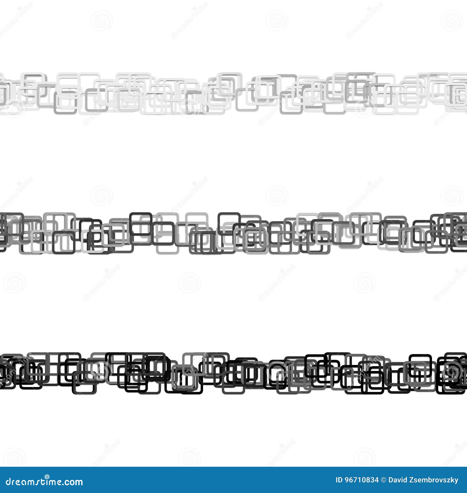 Seamless Random Square Pattern Paragraph Separator Line Design Set ...