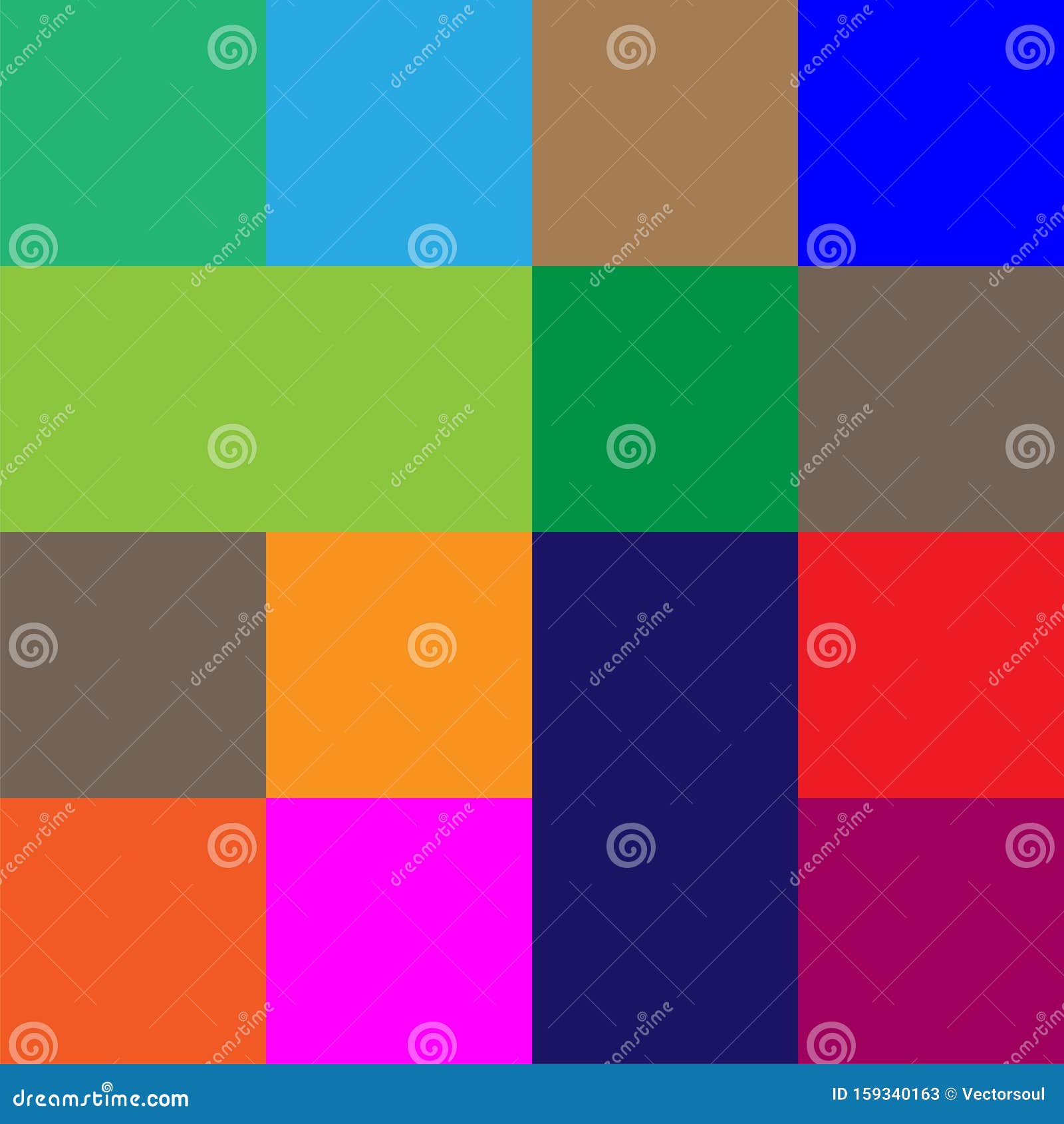 Seamless Random Squares, Mosaic Tiles Pixelated, Pixels Colorful ...