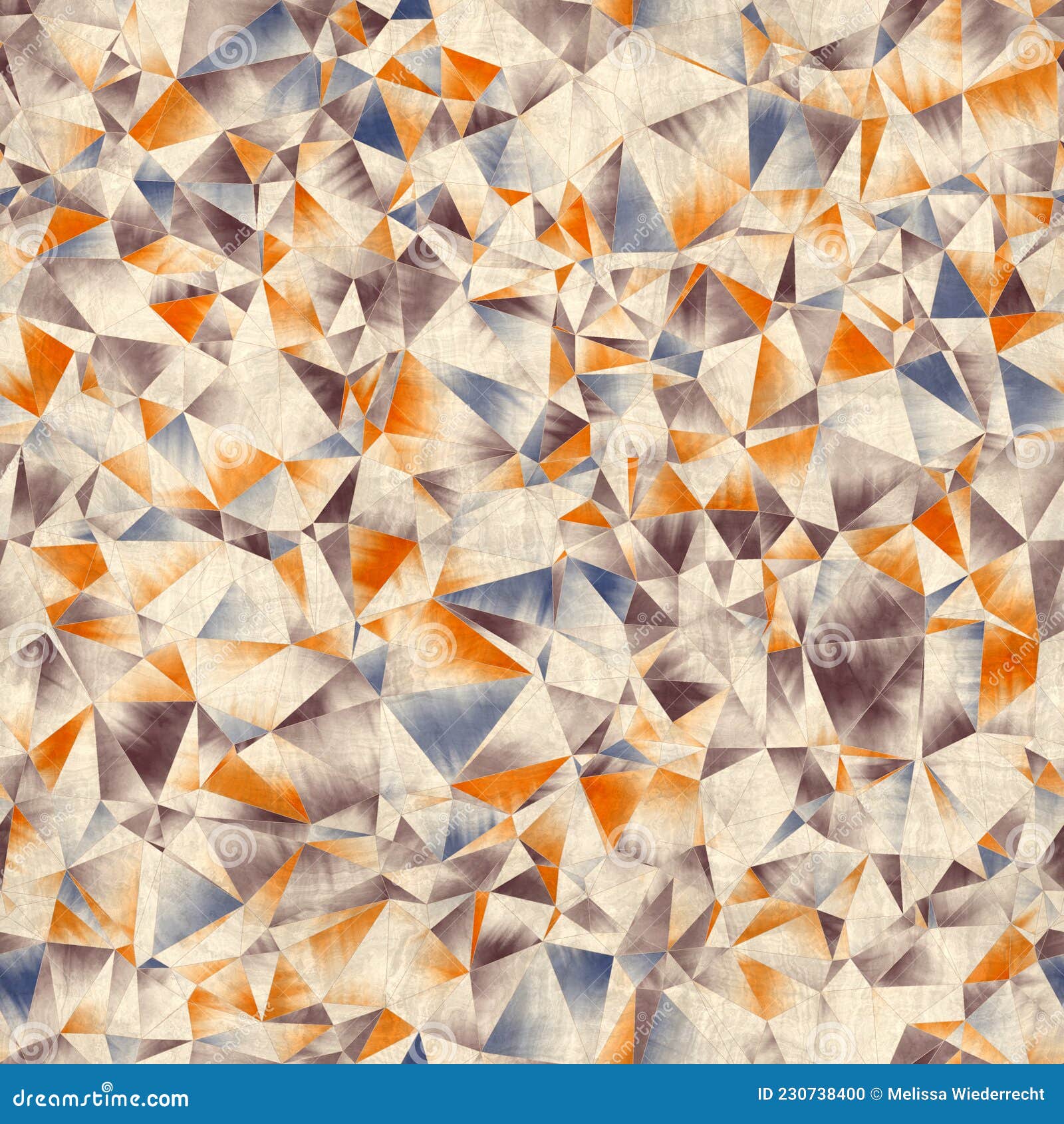 Seamless Random Triangle Pattern for Surface Pattern and Print Stock ...