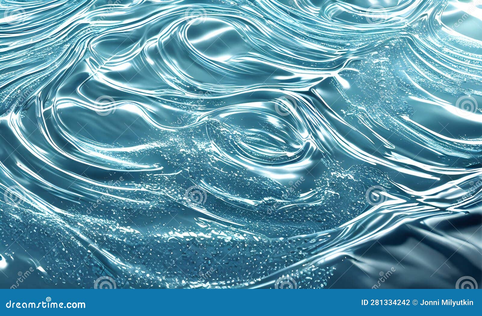 Seamless Realistic Water Ripples or Ocean Waves Background Texture ...