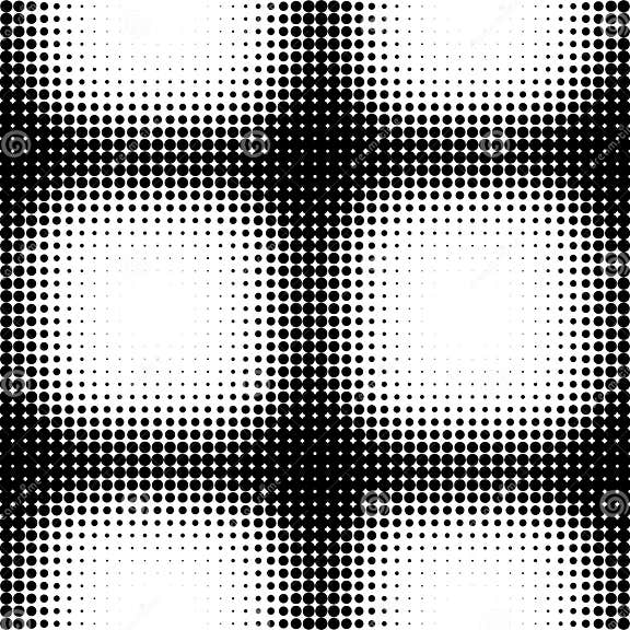 Seamless Rectangle Pattern Halftone Background. Stock Image ...