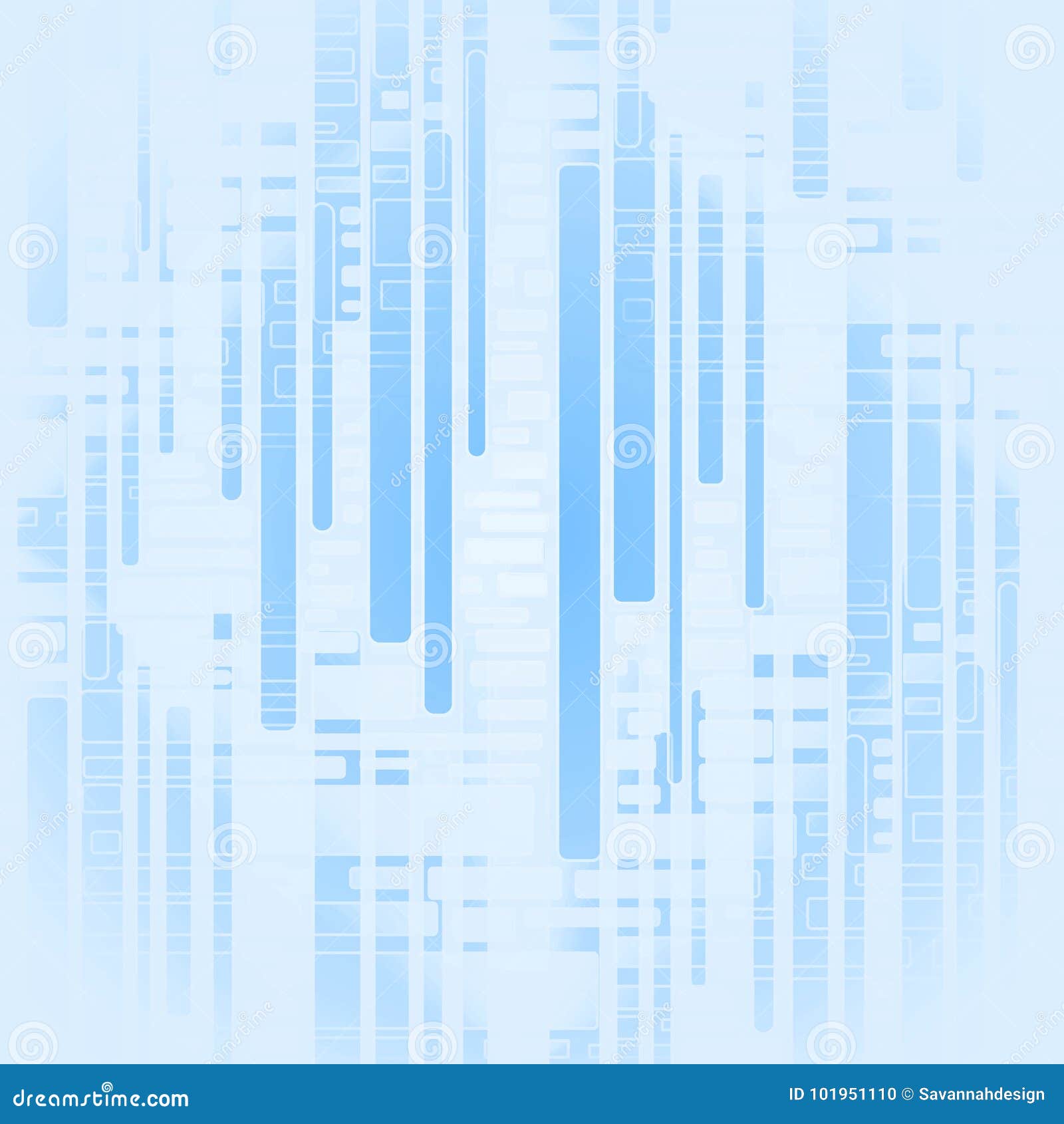 Seamless Rectangle Pattern Pastel Blue Shiny Stock Illustration ...