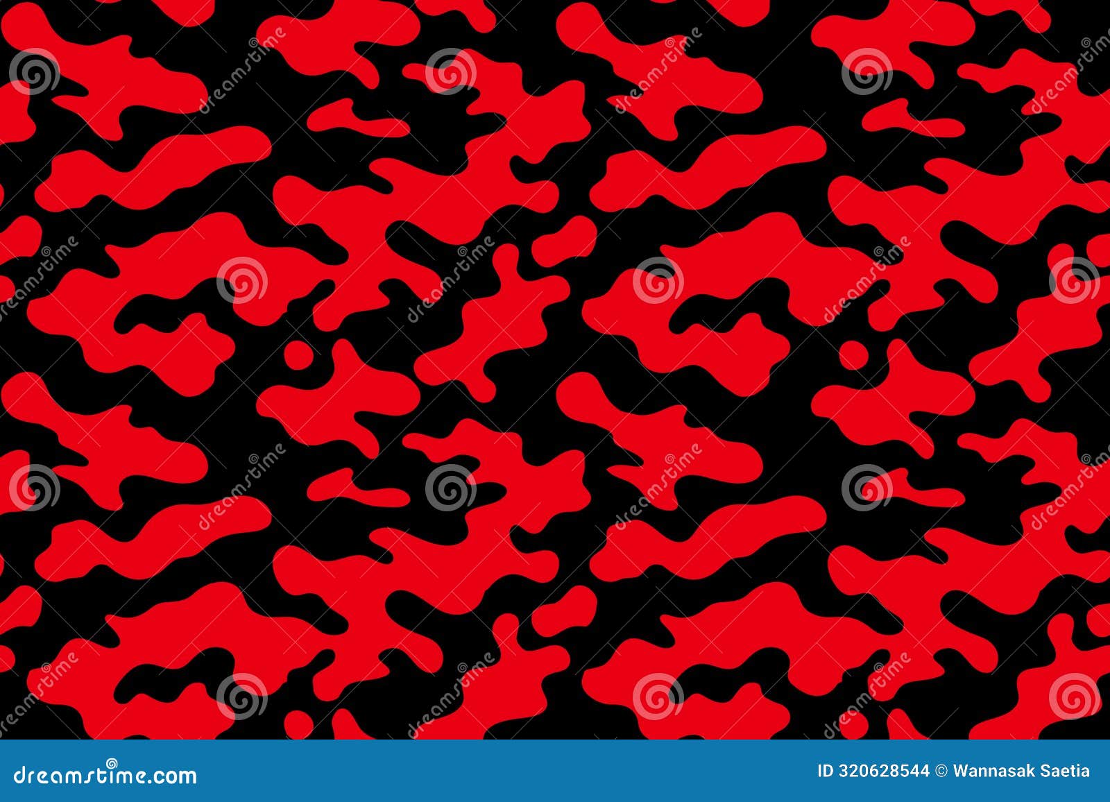 Seamless Red Army Camo Pattern Stock Vector - Illustration of paintball ...