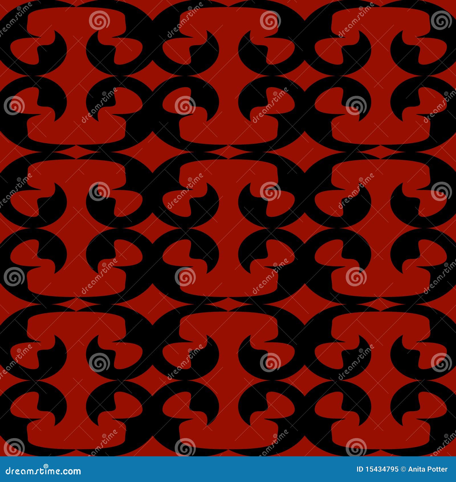 Seamless Red and Black Background Stock Vector - Illustration of tile ...