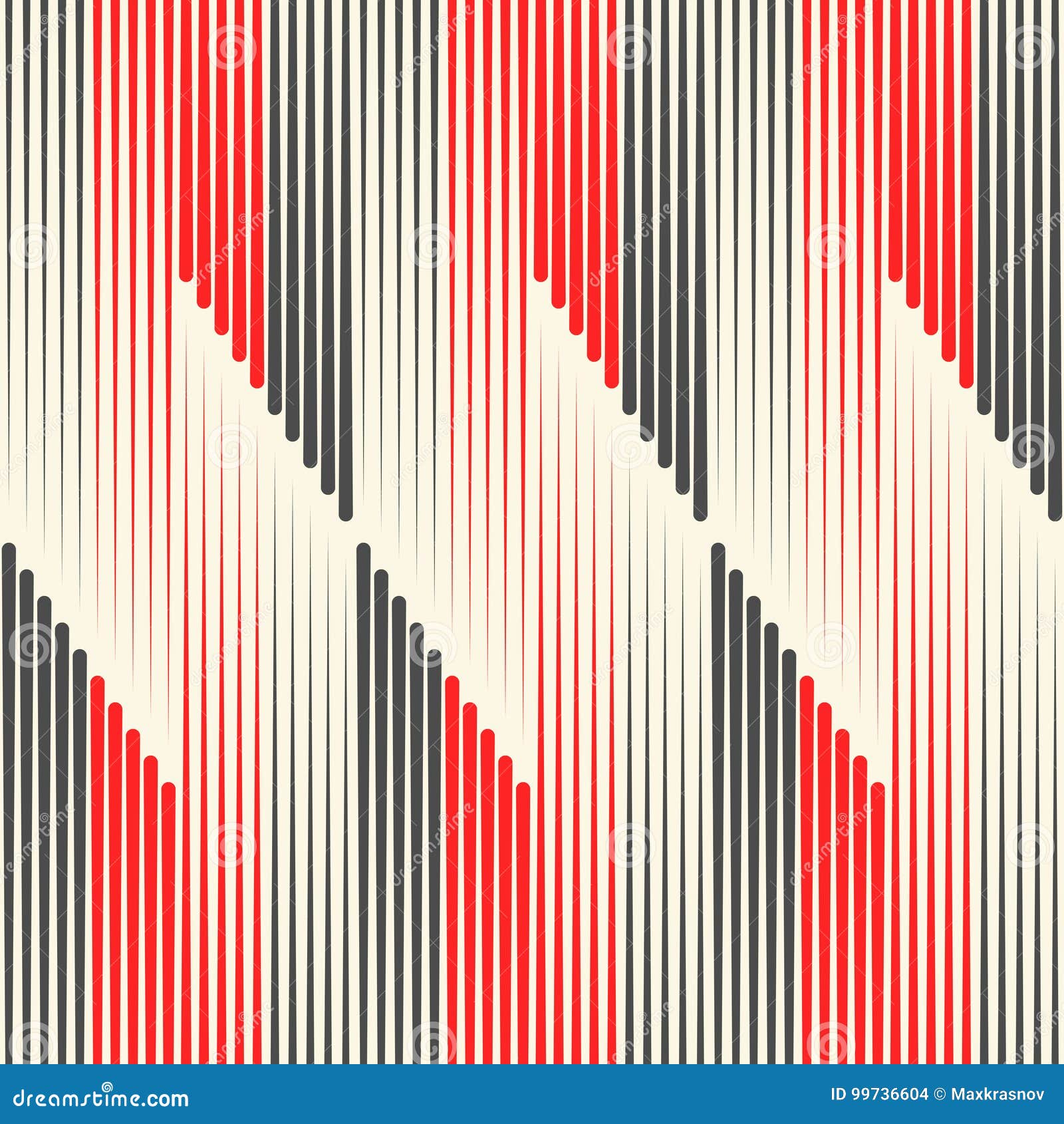 Seamless Red and Black Background. Endless Stripe Pattern Stock Vector ...