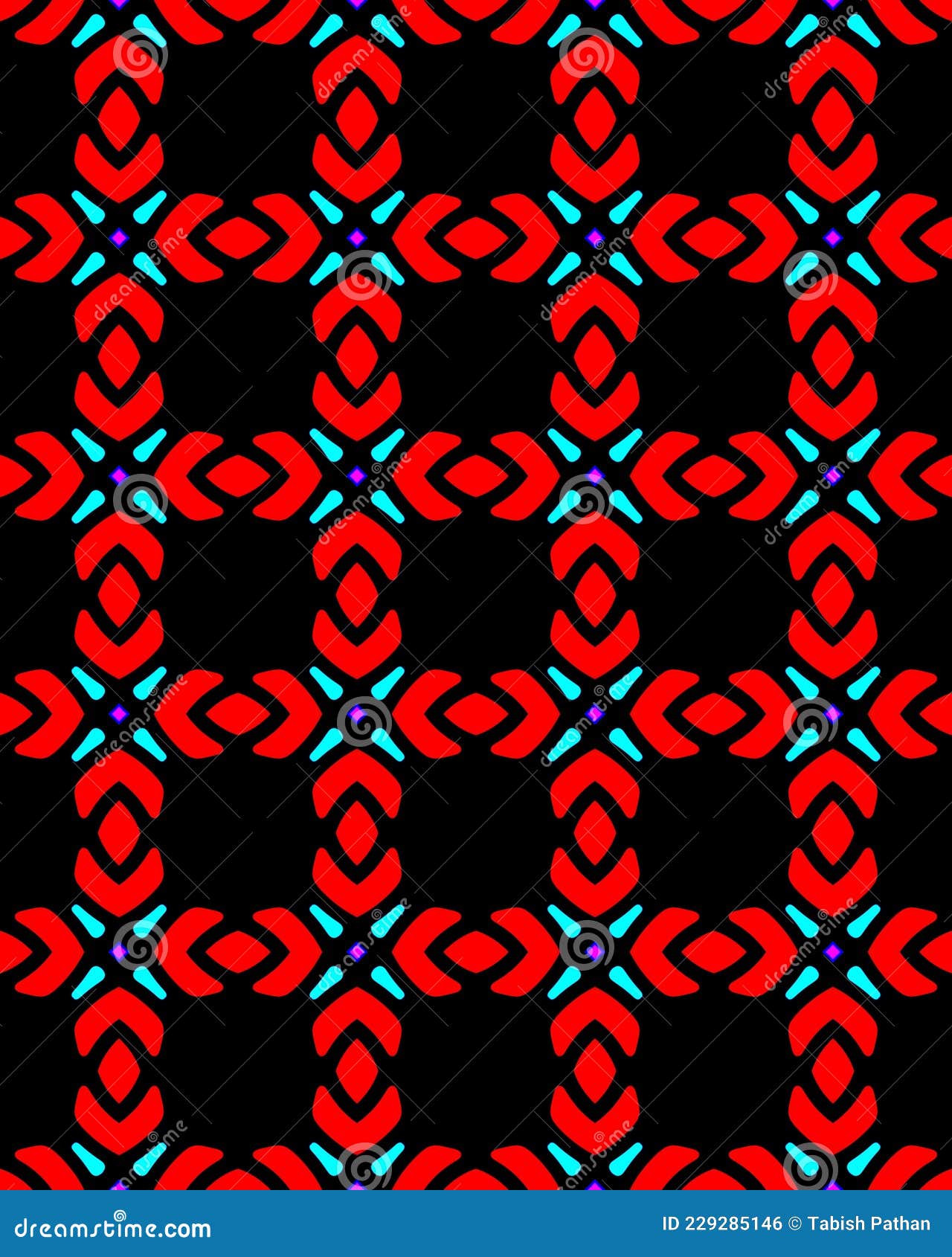Seamless Red and Black Pattern - Perfect for Wallpapers Stock ...