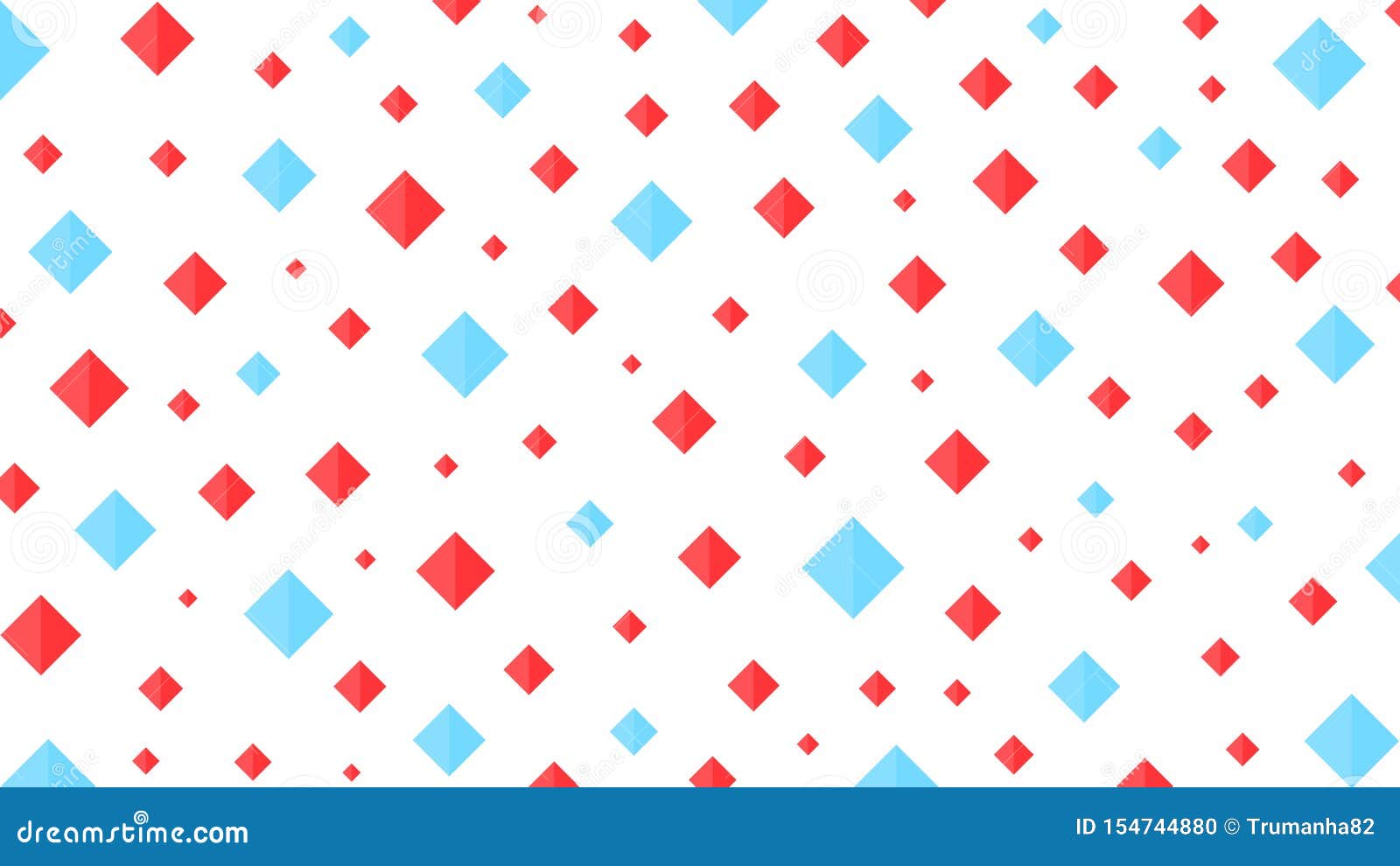 Red and Blue Squares Pattern in White Background Stock Illustration ...