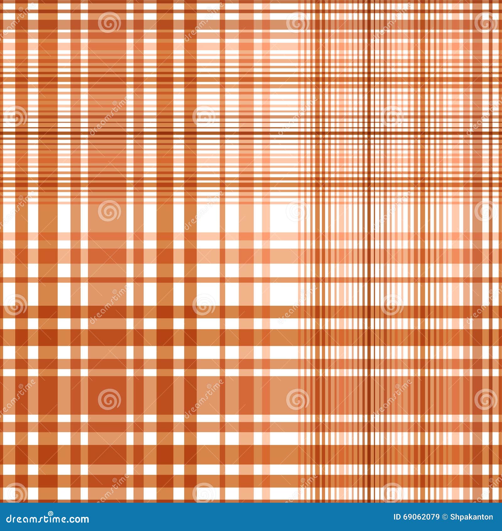 Seamless Red Brown Checkered Pattern. Vector Illustration for Yo Stock ...