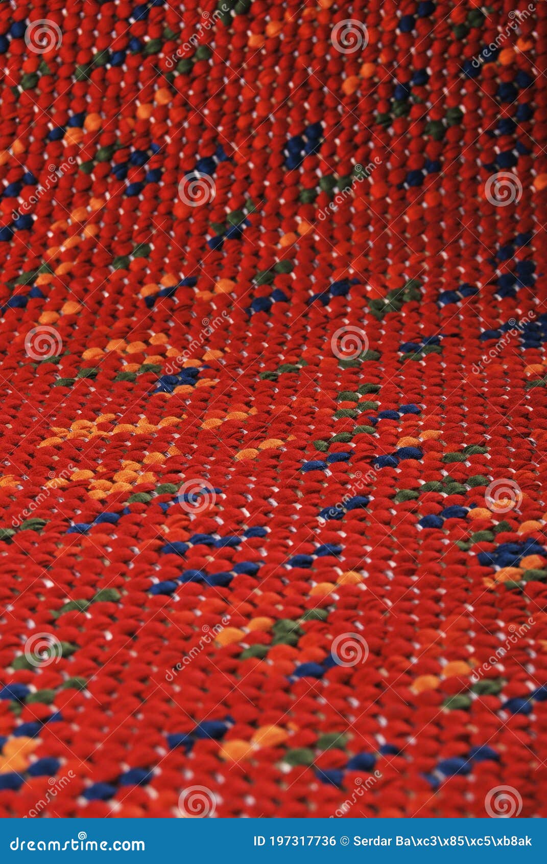 Seamless Red Carpet Rug Texture Background from Above Stock Photo ...