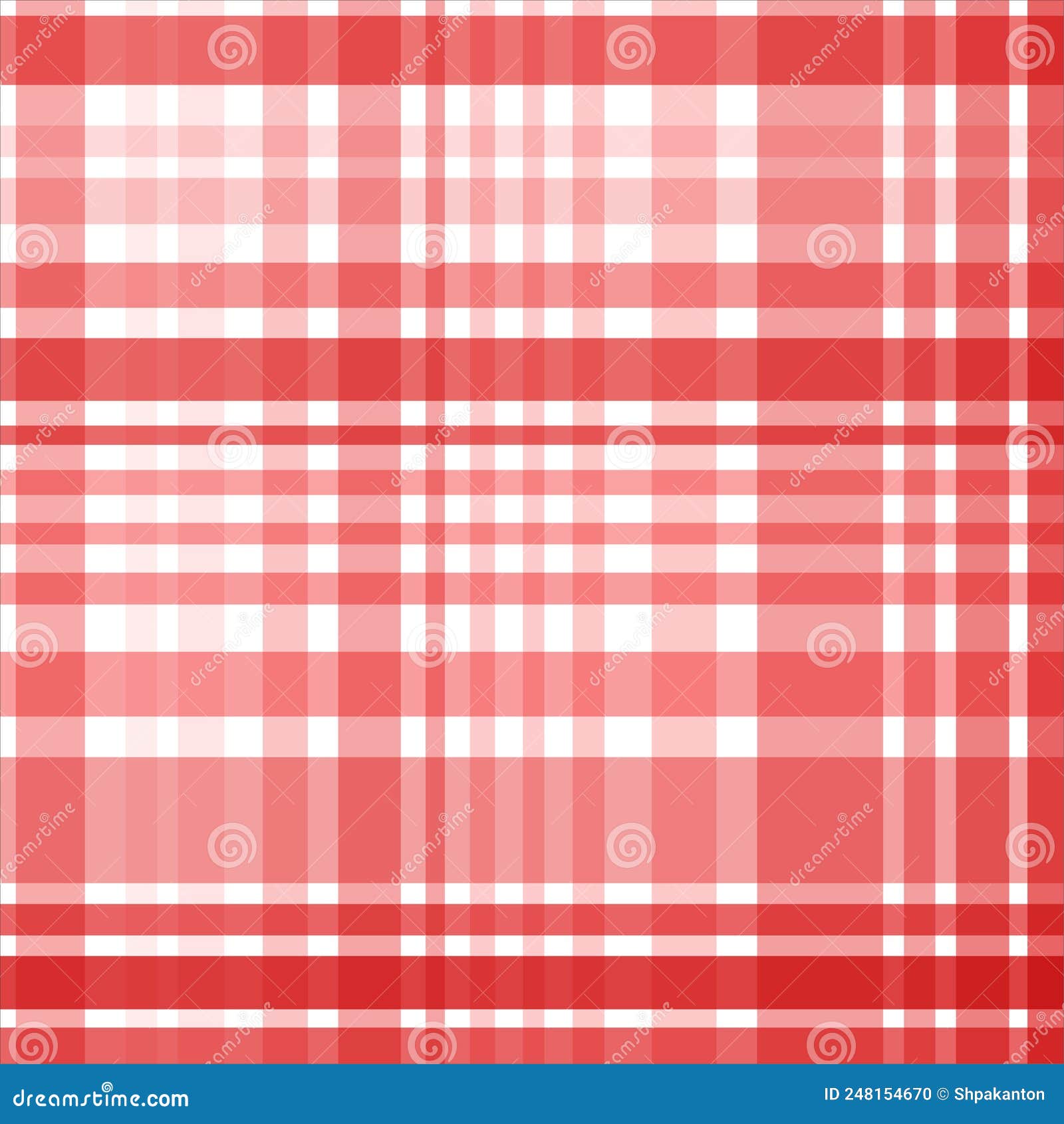 Seamless Red Checkered Pattern. Vector Illustration for Your Design ...