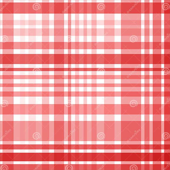 Seamless Red Checkered Pattern. Vector Illustration for Your Design ...