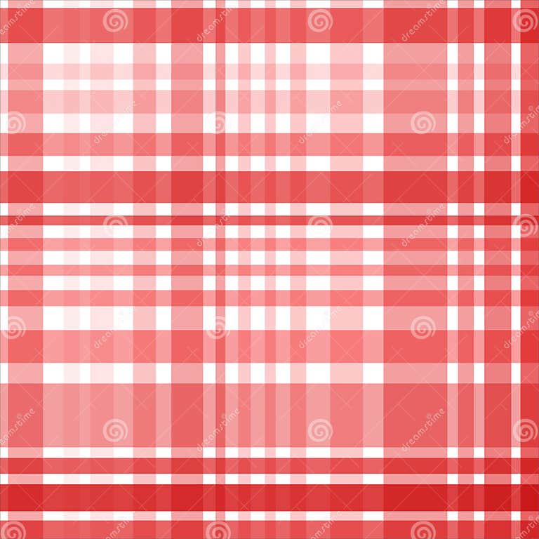 Seamless Red Checkered Pattern. Vector Illustration for Your Design ...