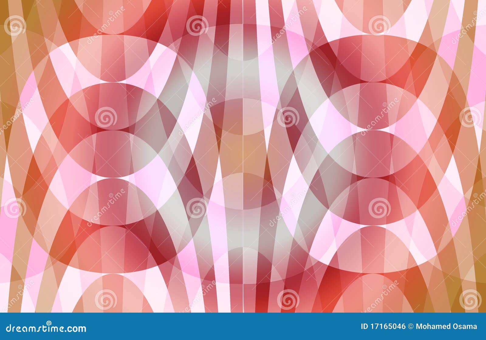 Seamless Red Curves Pattern Stock Photo - Image of luxury, monotone ...