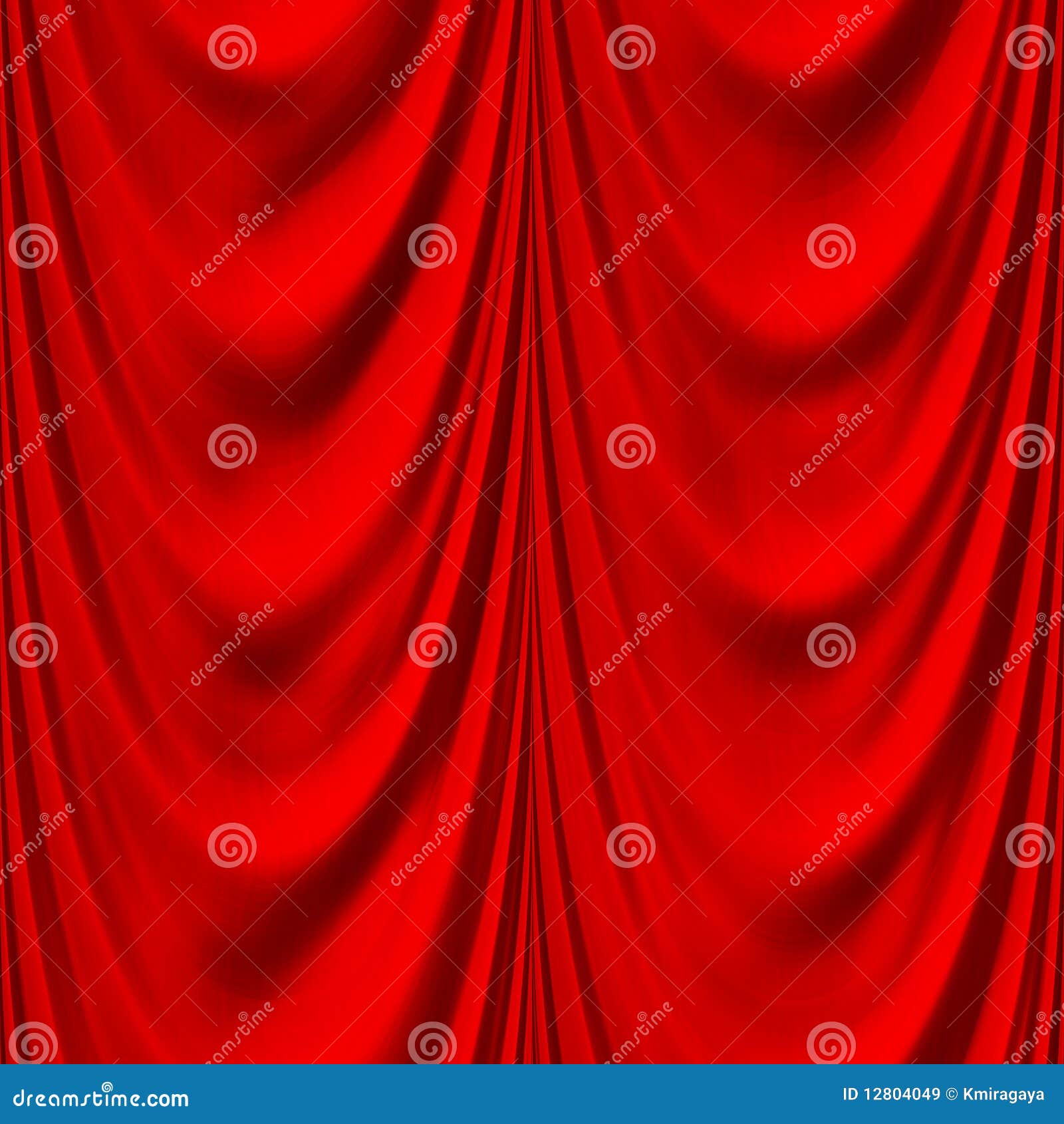 Seamless red drape texture stock illustration. Illustration of curtain ...