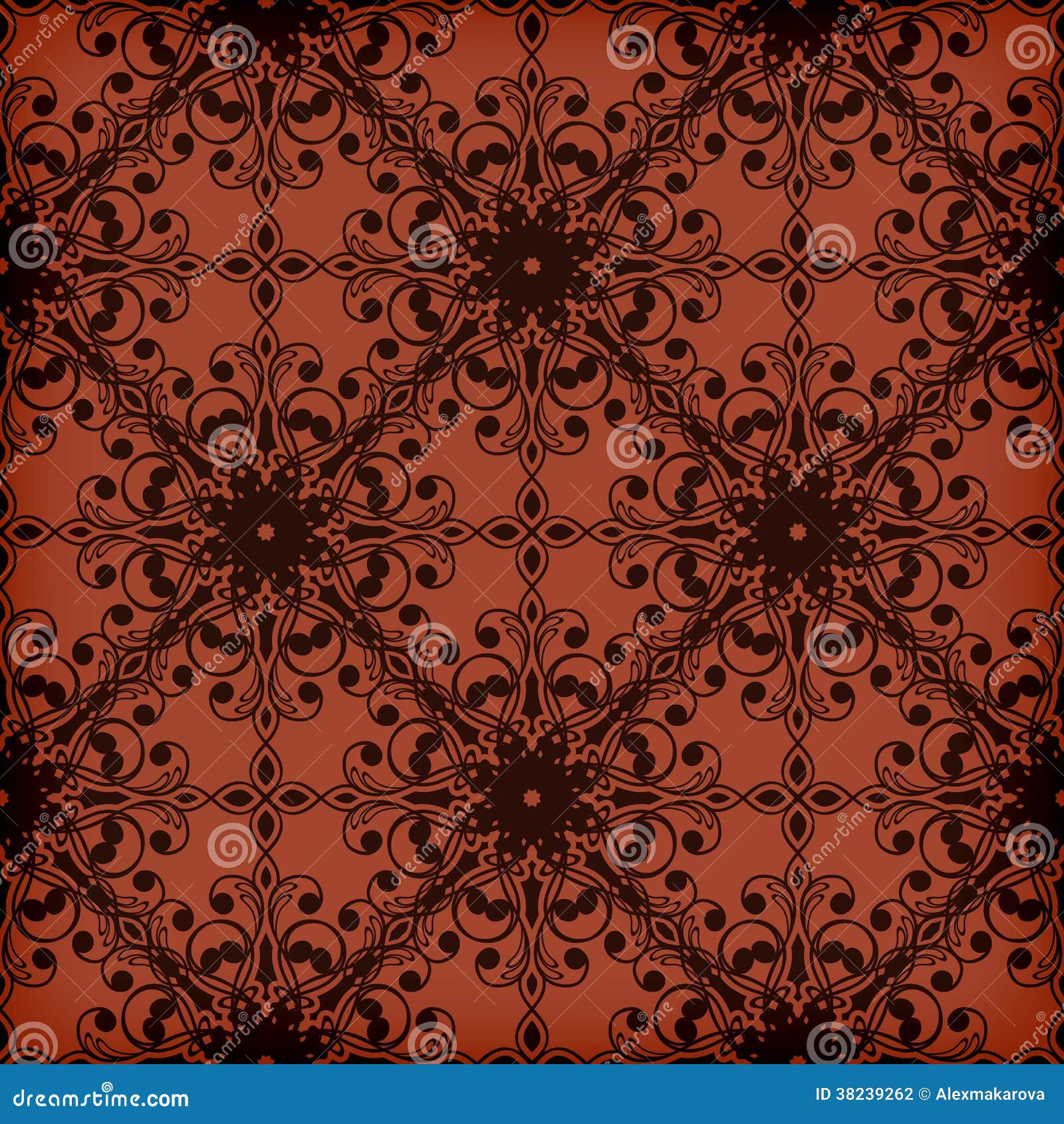 Seamless Red Floral Pattern Stock Vector - Illustration of pink, flore ...