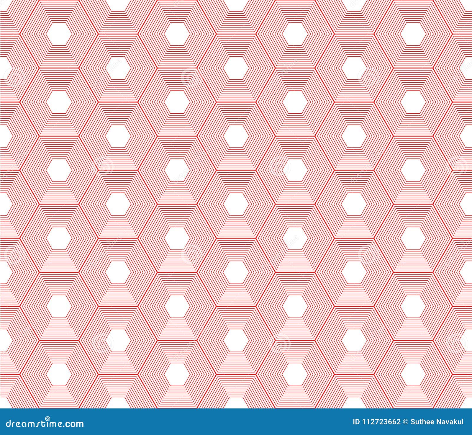 Seamless Red Geometry Pattern. Abstract Red Art Deco Pattern Stock ...