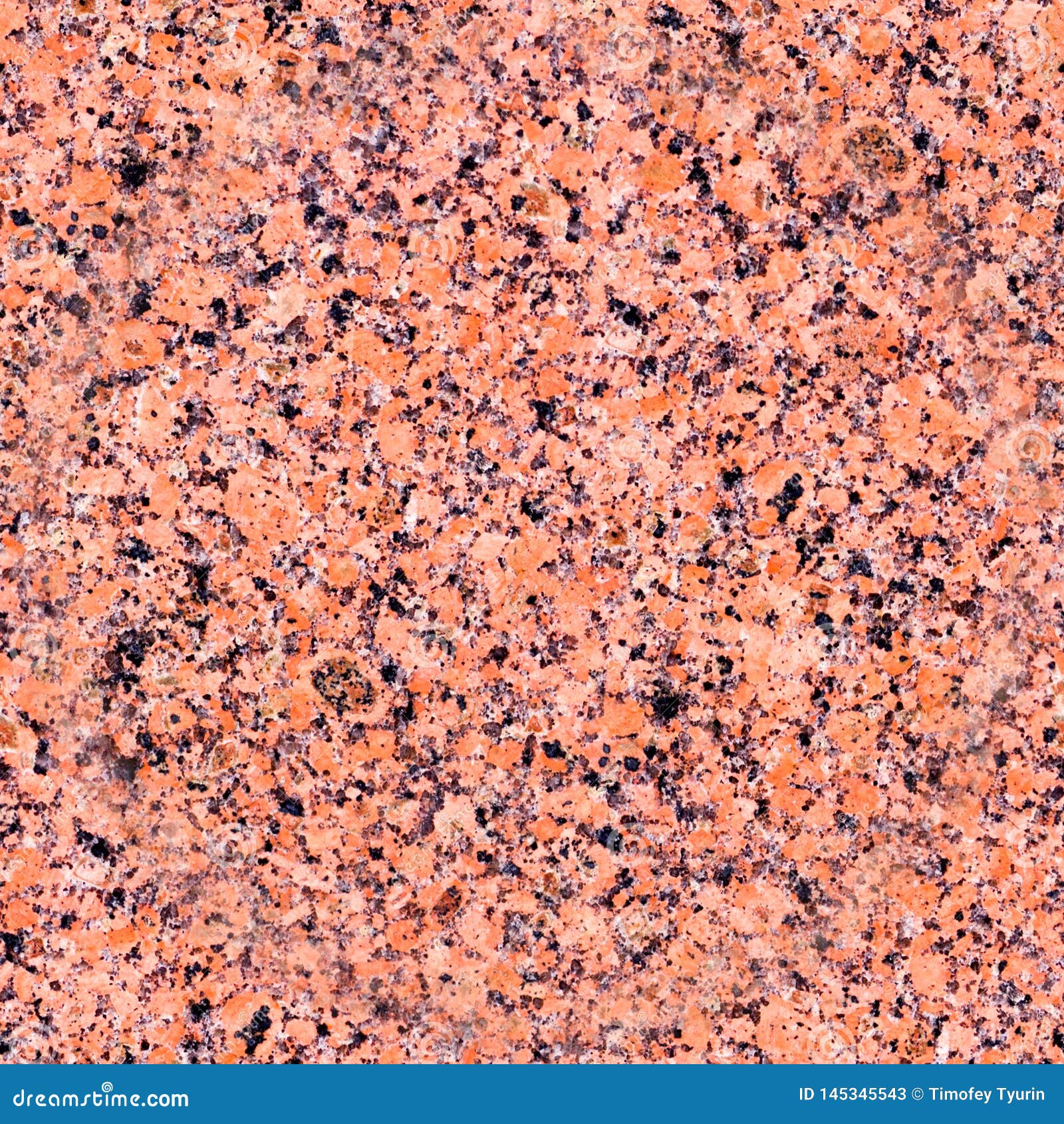 Seamless Red Granite with Black Spots Background. Texture. Stock Image ...